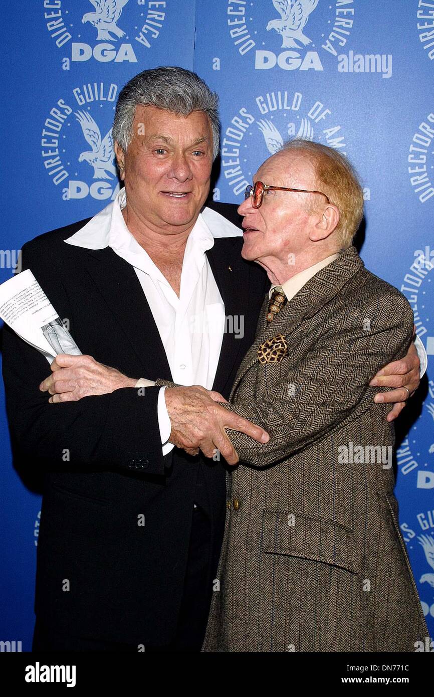 Oct. 3, 2002 - Hollywood, CA, USA - TONY CURTIS AND RED BUTTONS ...