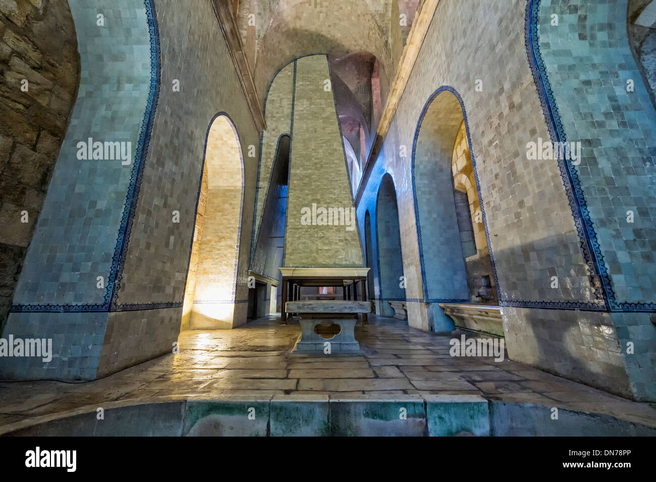 Santa Maria Monastery, Kitchen, Alcobaca, Estremadura and Ribatejo ...