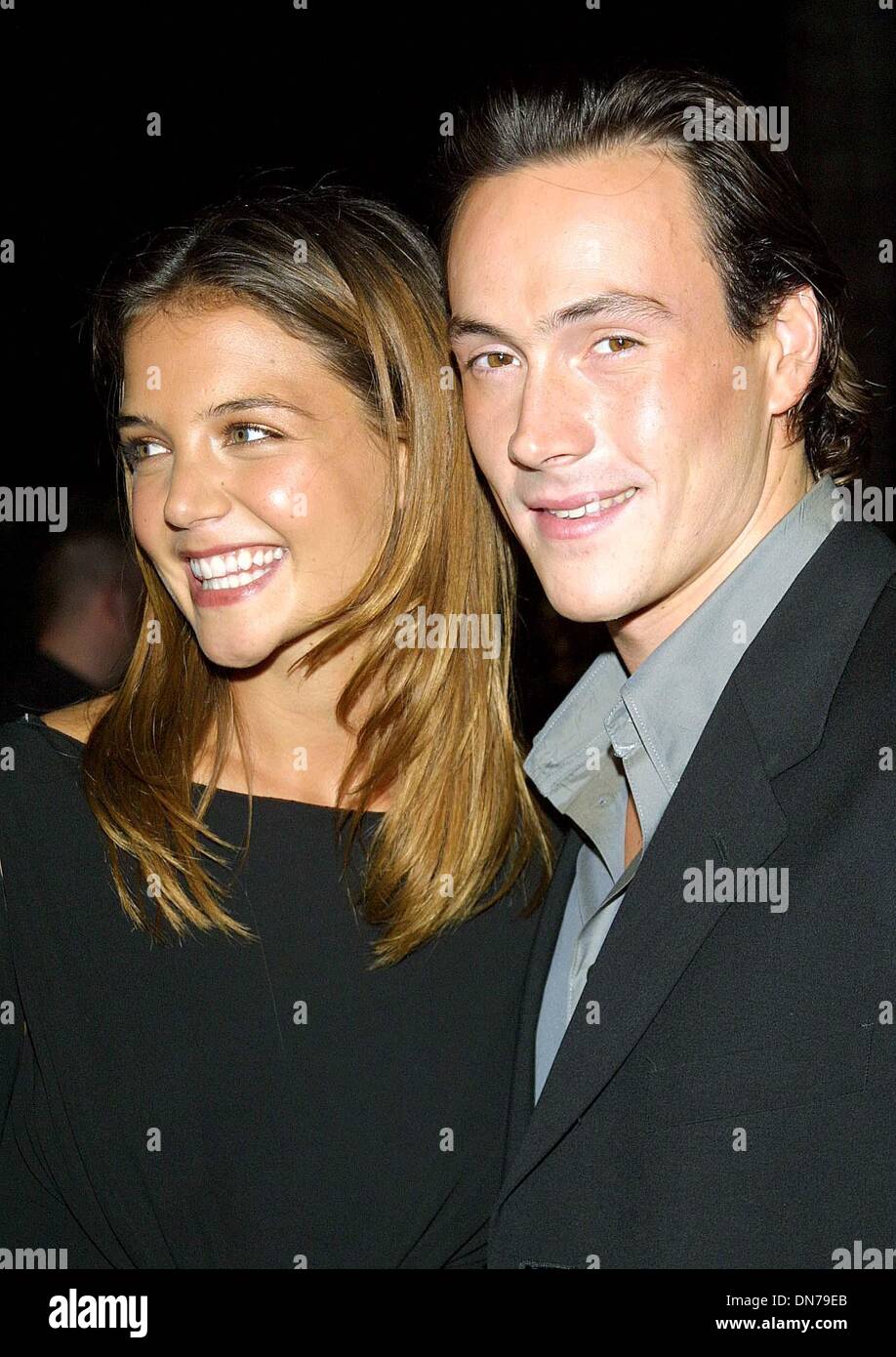 Oct. 14, 2002 - Hollywood, CA, USA - KATIE HOLMES AND CHRIS KLEIN ...