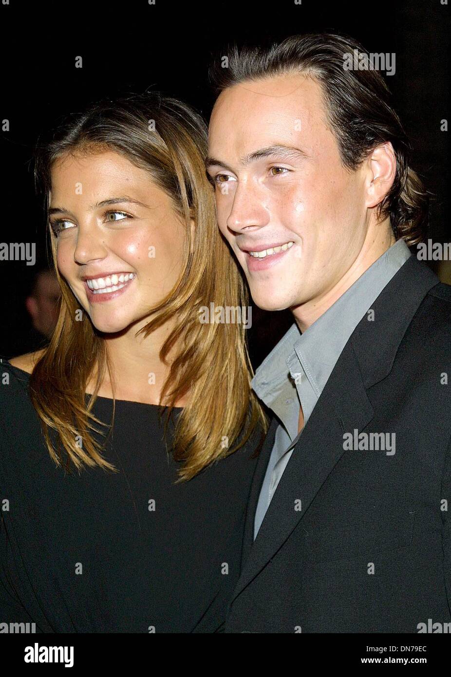Oct. 14, 2002 - Hollywood, CA, USA - KATIE HOLMES AND CHRIS KLEIN ...