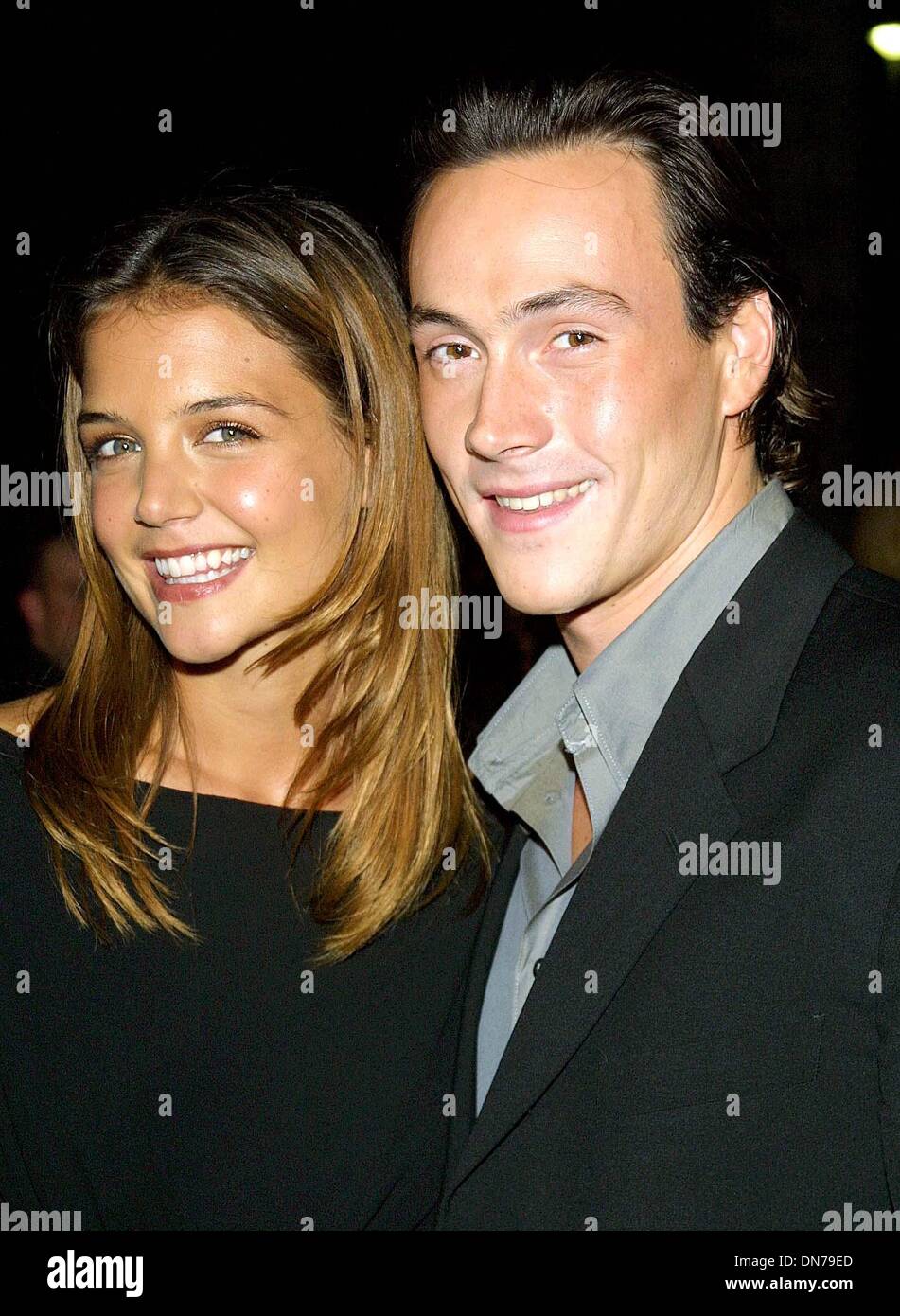 Oct. 14, 2002 - Hollywood, CA, USA - KATIE HOLMES AND CHRIS KLEIN ...