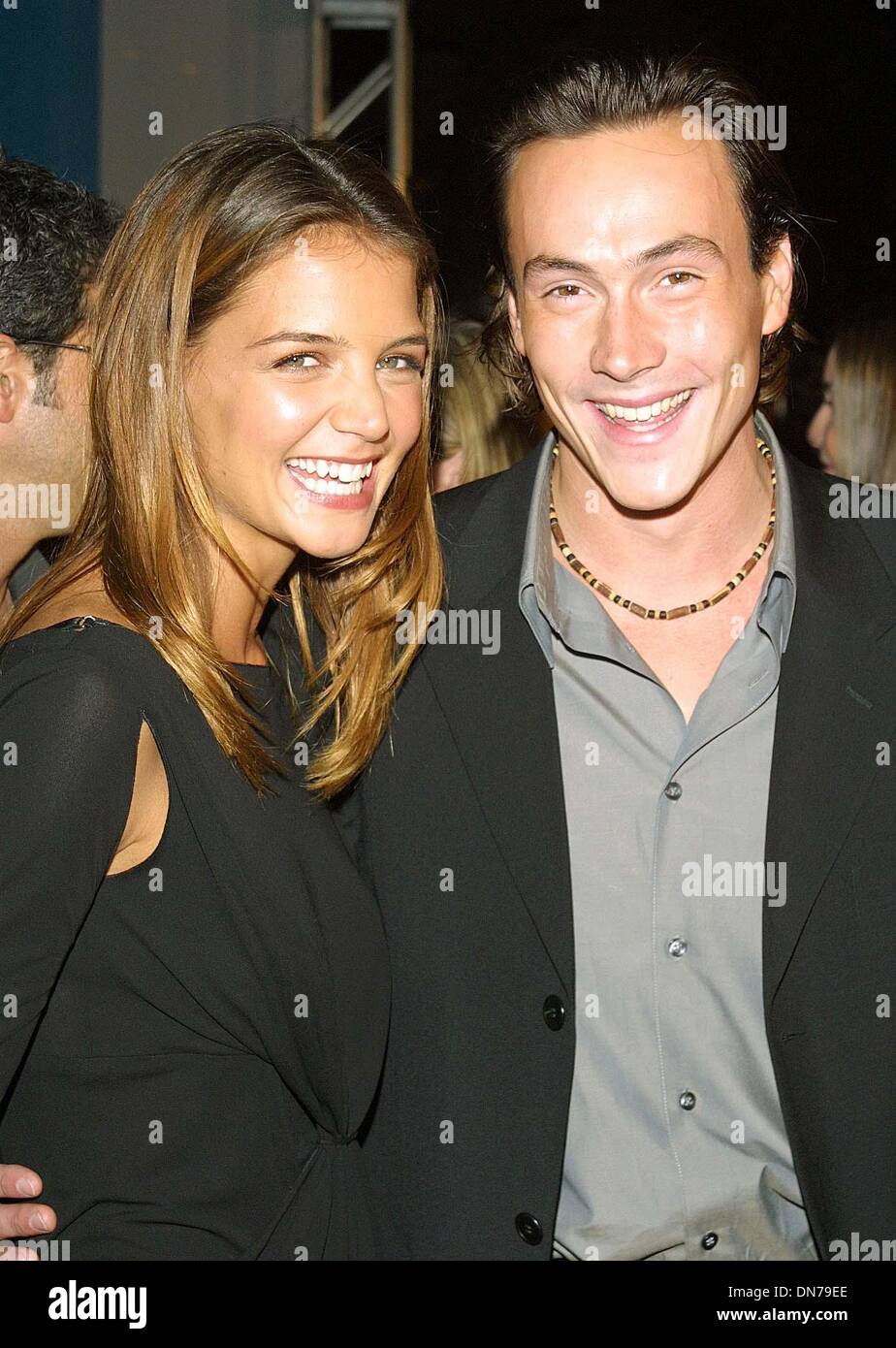 Oct. 14, 2002 - Hollywood, CA, USA - KATIE HOLMES AND CHRIS KLEIN ...