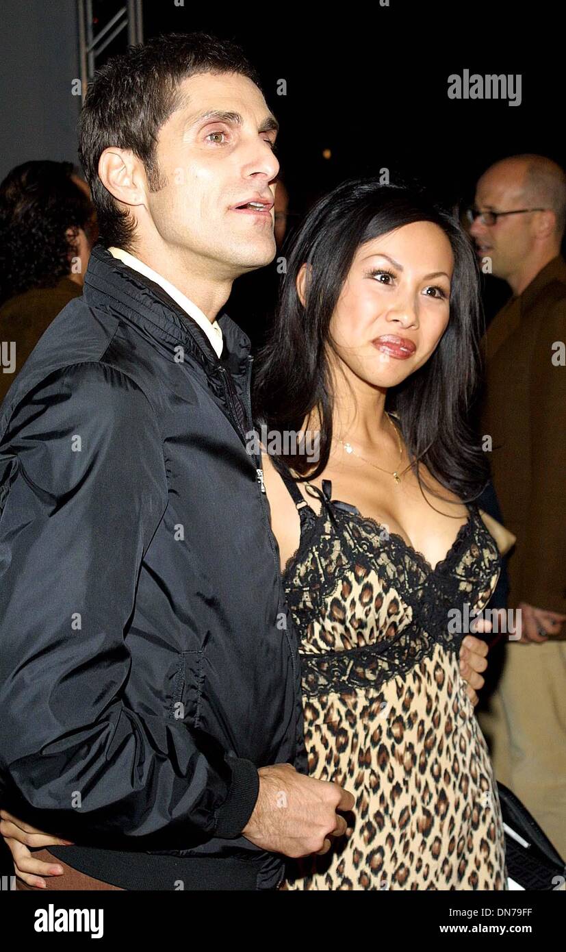 Oct. 14, 2002 - Hollywood, CA, USA - PERRY FARREL AND WIFE ETTY ...