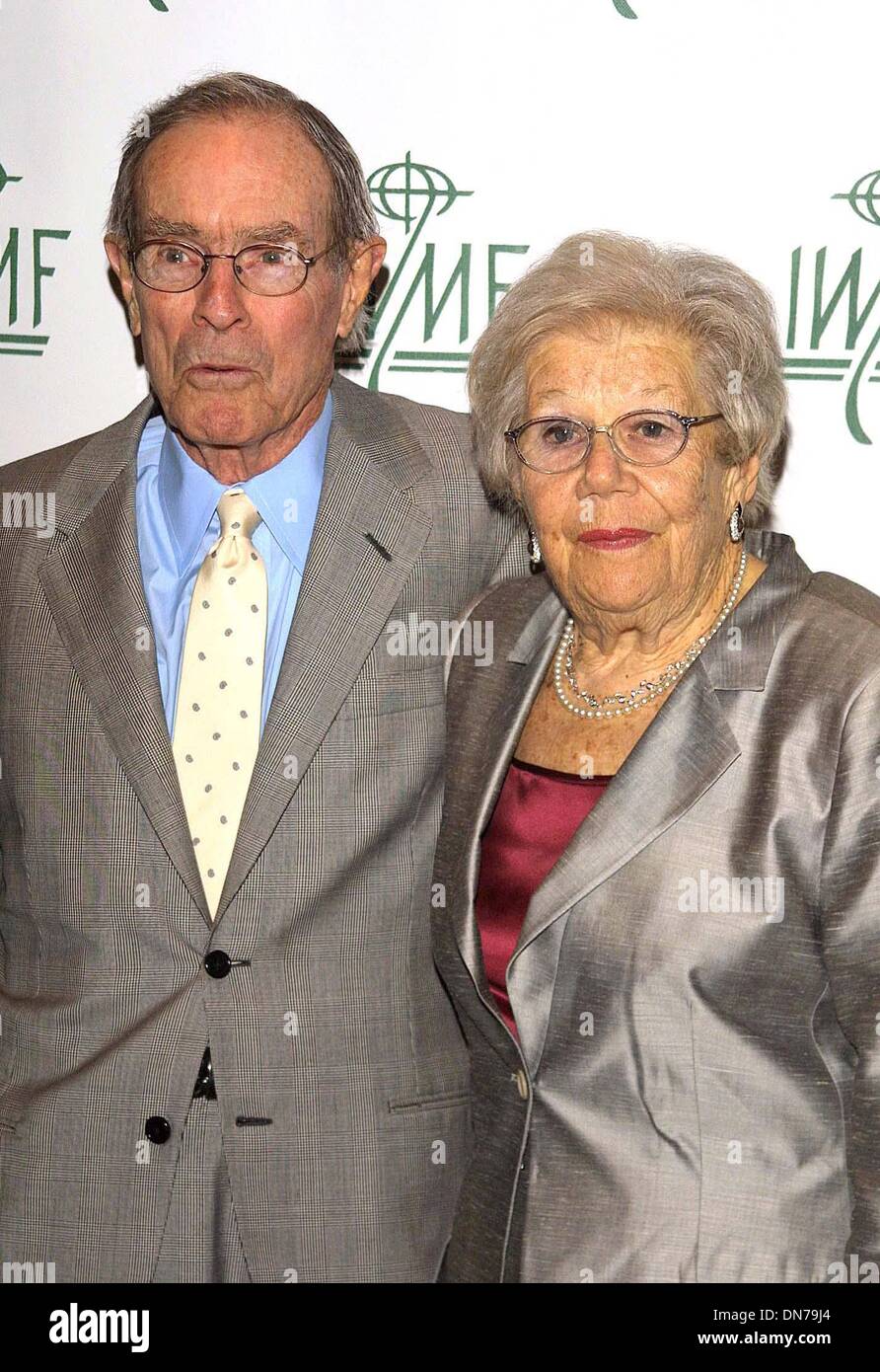 Oct. 24, 2002 - Beverly Hills, CA, USA - JIM BELLOWS AND LYNN POVICH ...