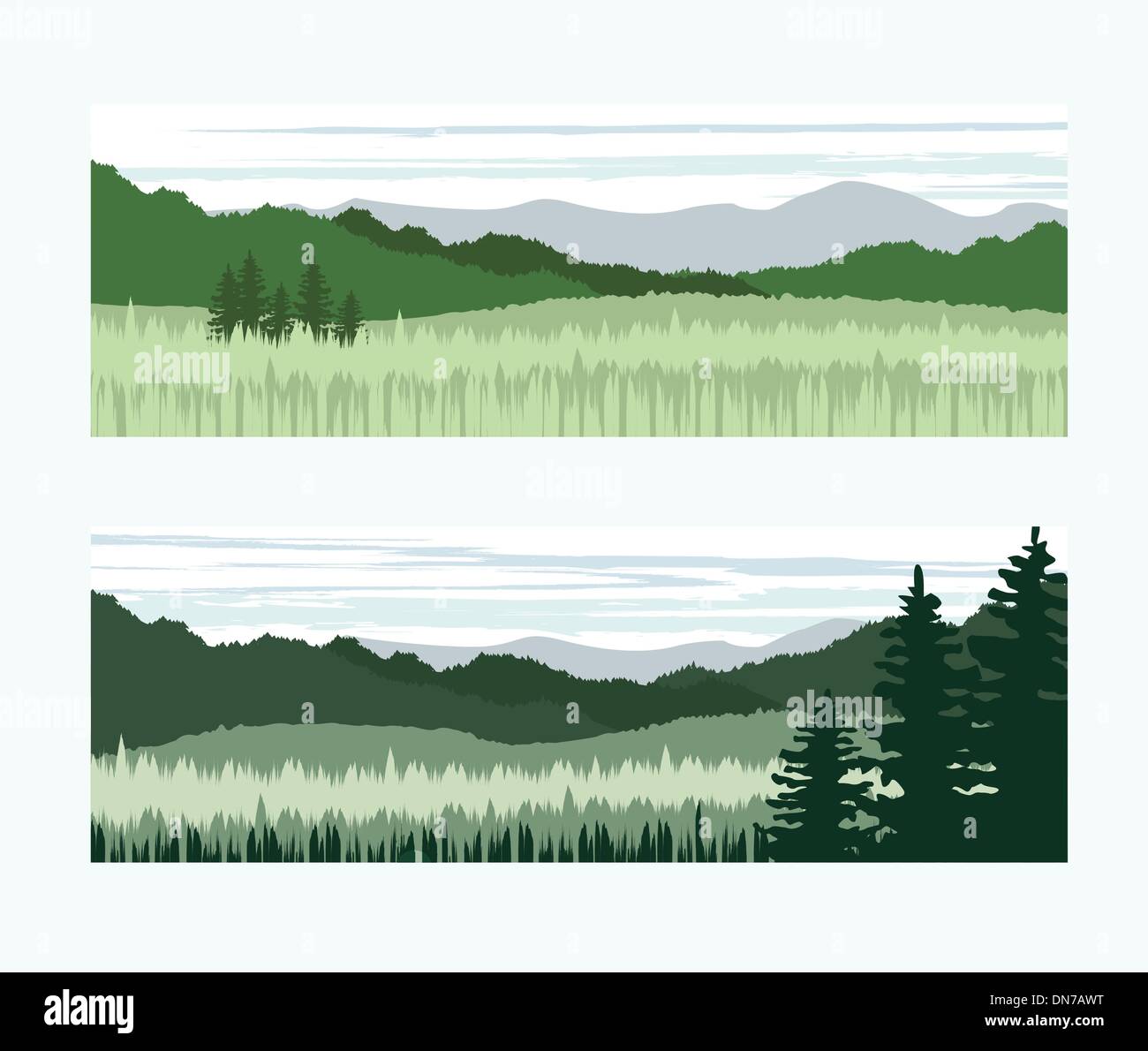 Landscape backdrop Cut Out Stock Images & Pictures - Alamy