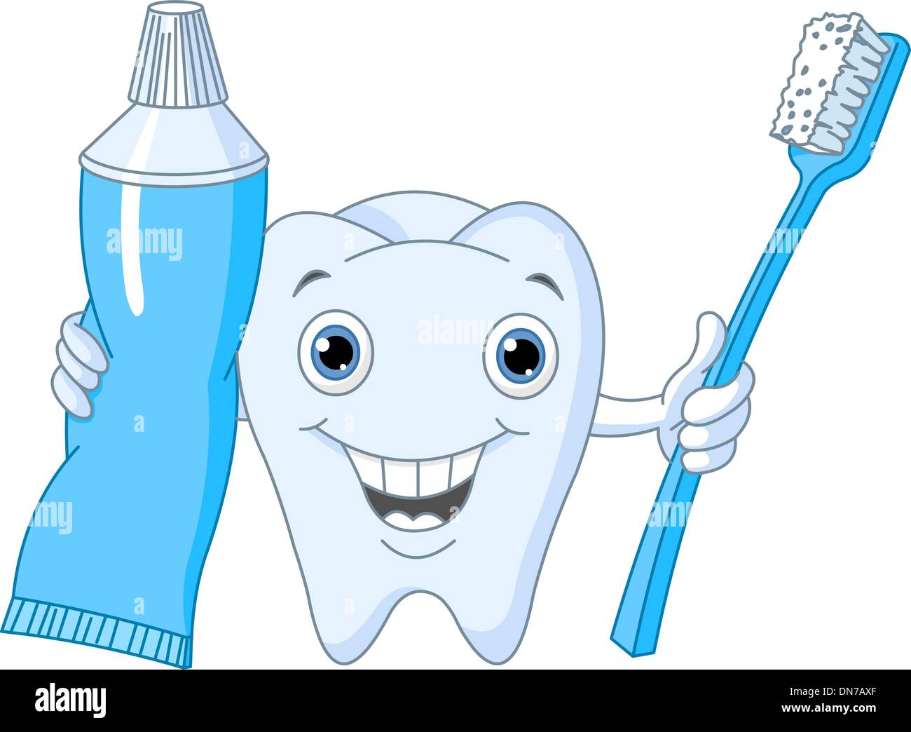 Cartoon toothy smile hi-res stock photography and images - Alamy