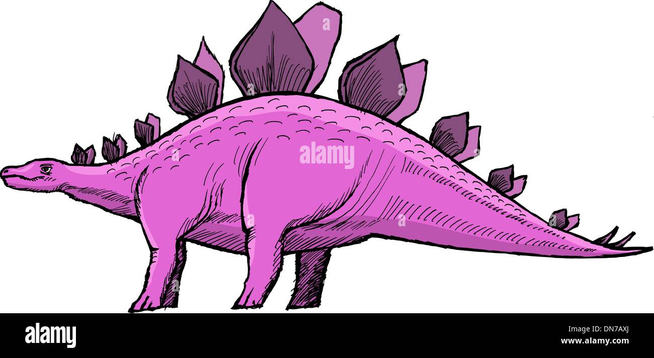 Stegosaurus vector vectors hi-res stock photography and images - Alamy