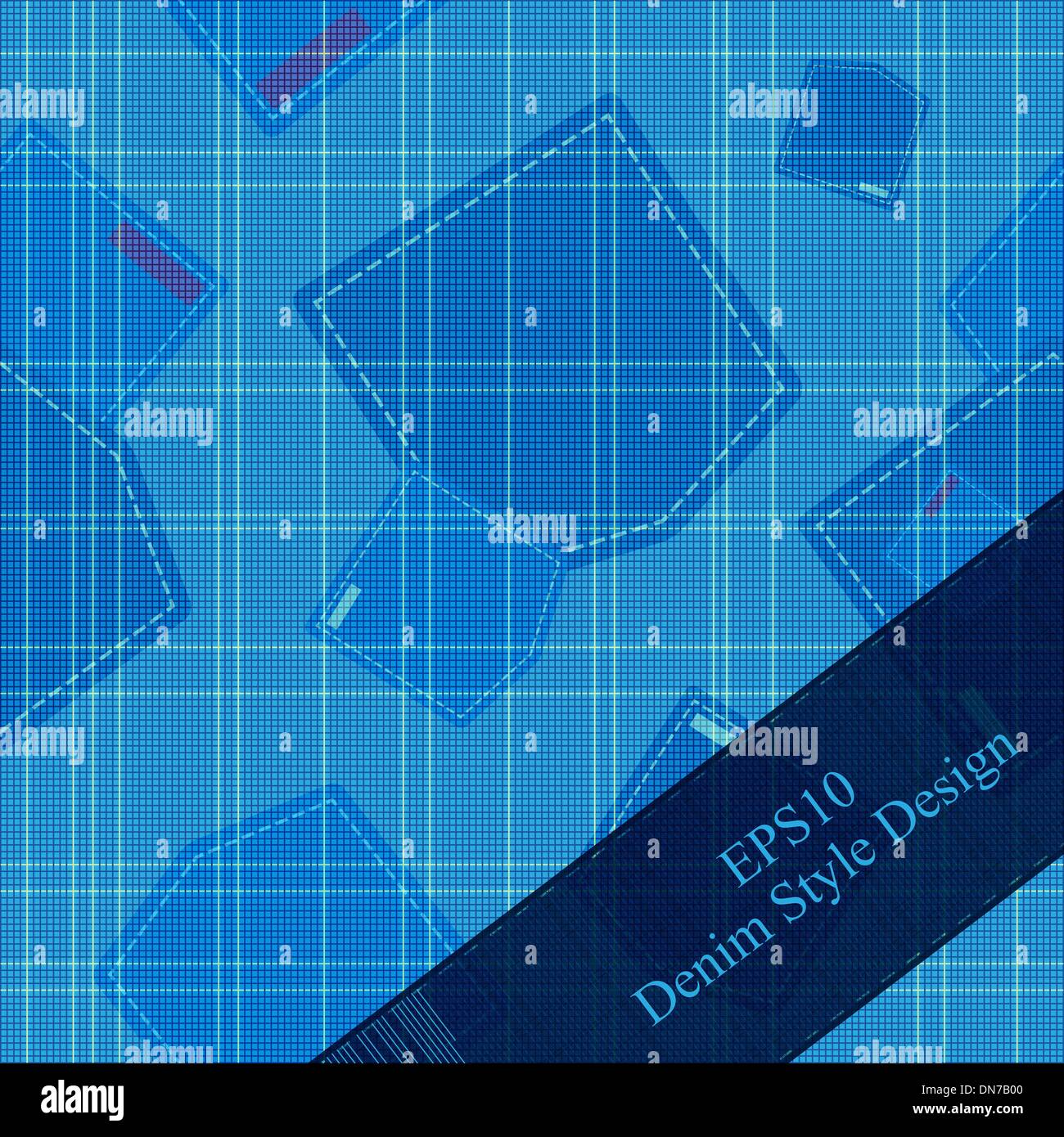 denim style vector background Stock Vector Image & Art - Alamy