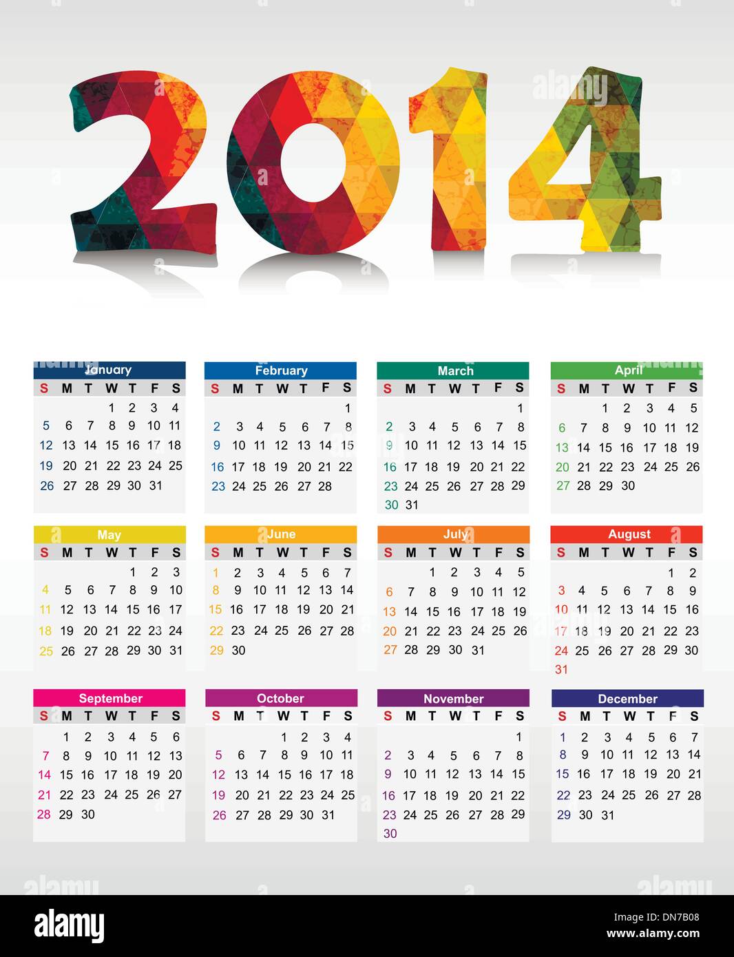 2014 vector vectors hi-res stock photography and images - Alamy