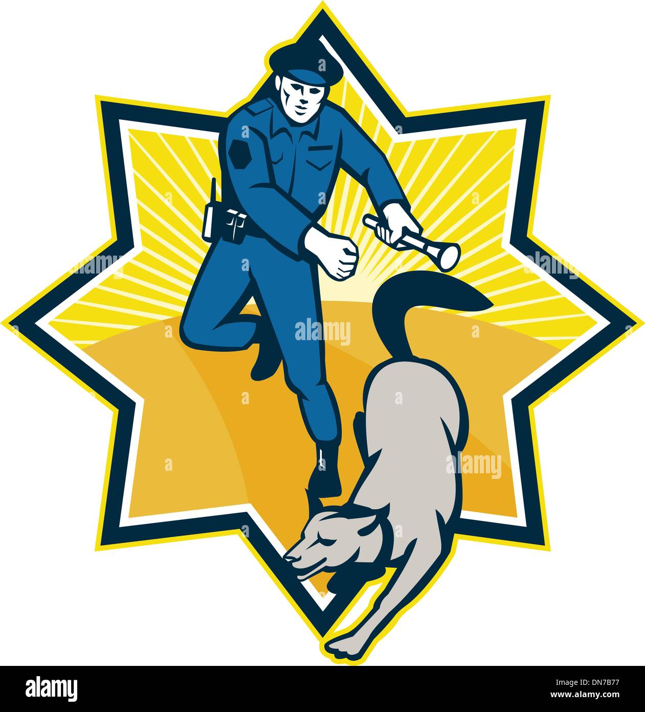 Law enforcement team Stock Vector Images - Alamy