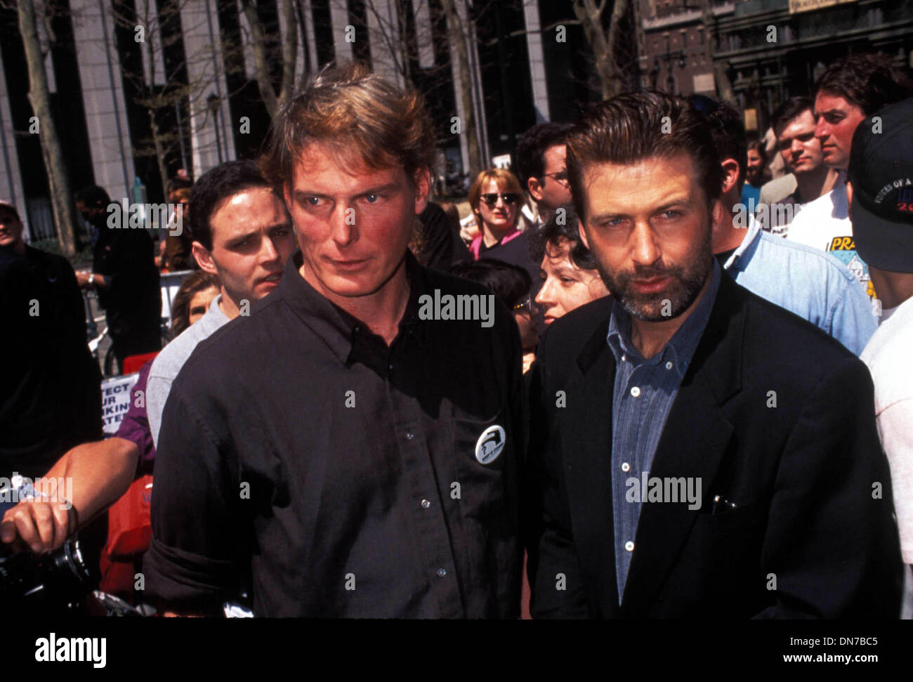 Apr. 21, 1995 - K1309WW.KEEP IT CLEAN RALLY CHRISTOPHER REEVE AND ALEC ...