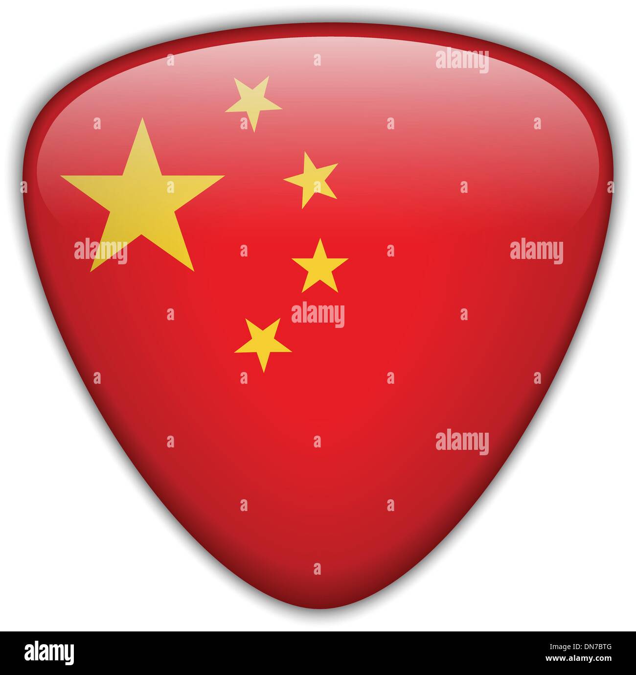 National shield china flag Stock Vector Images - Alamy