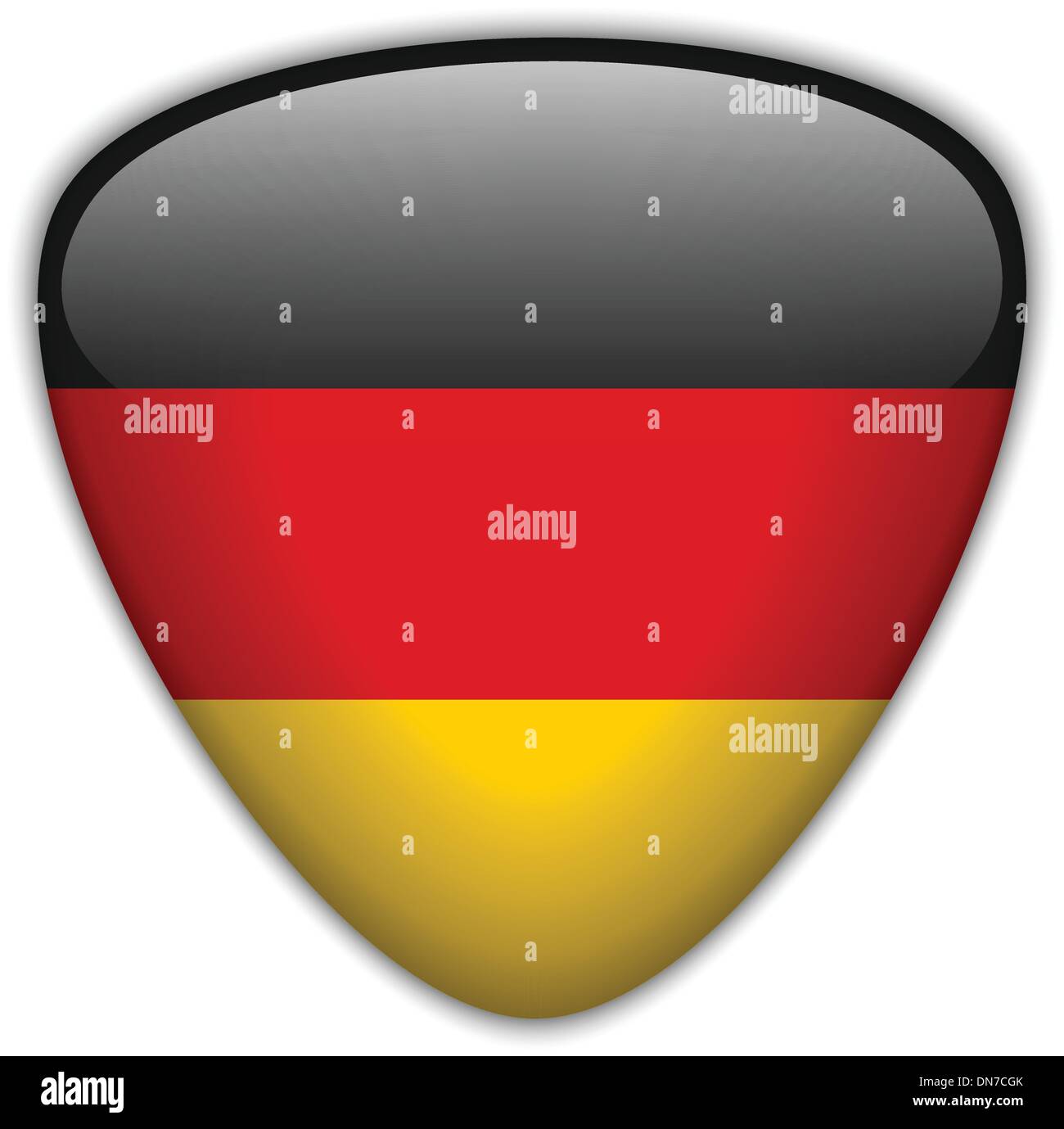 Germany Flag Glossy Button Stock Vector Image & Art - Alamy