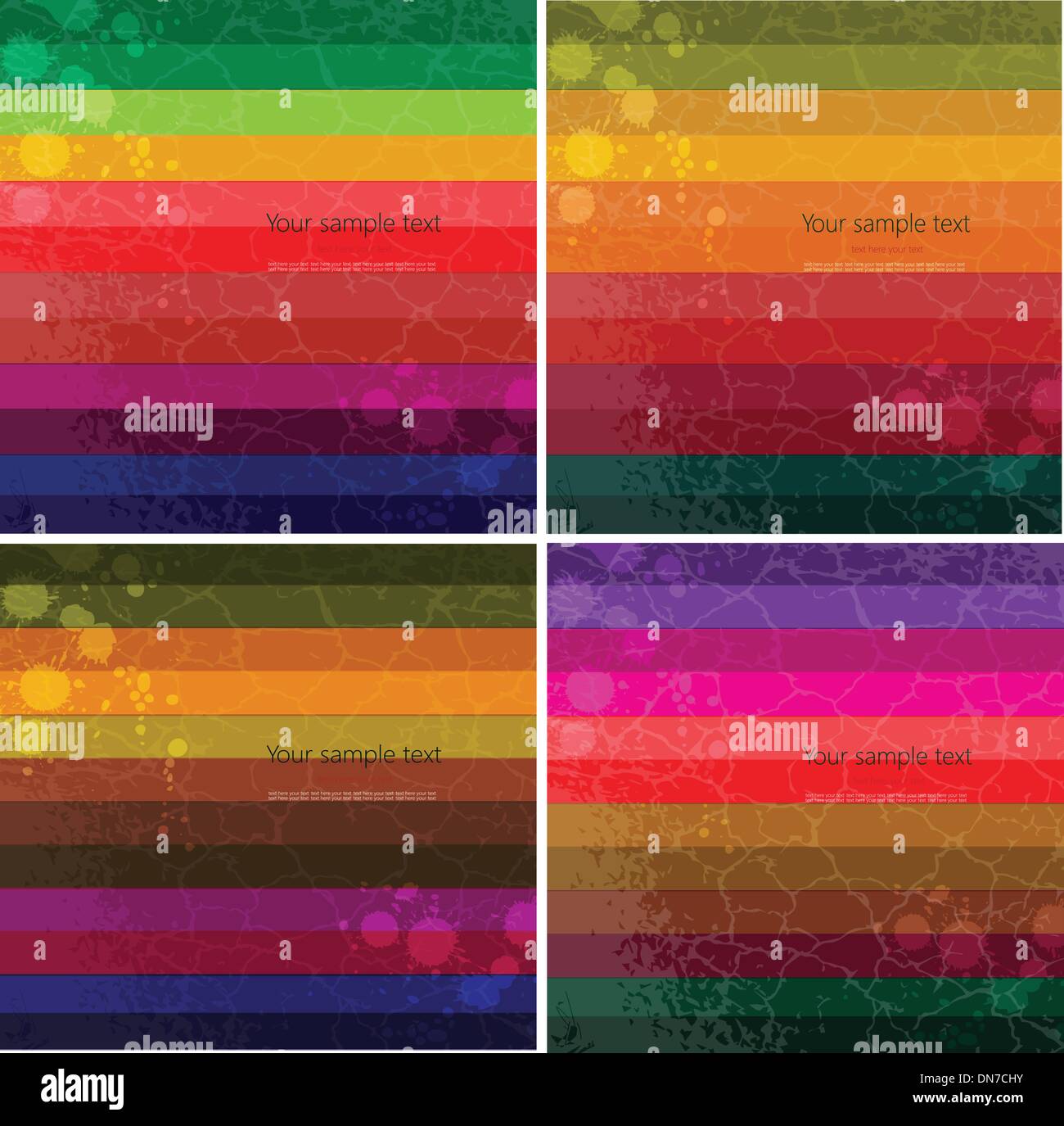 Set of four Colourful line background Stock Vector Image & Art - Alamy