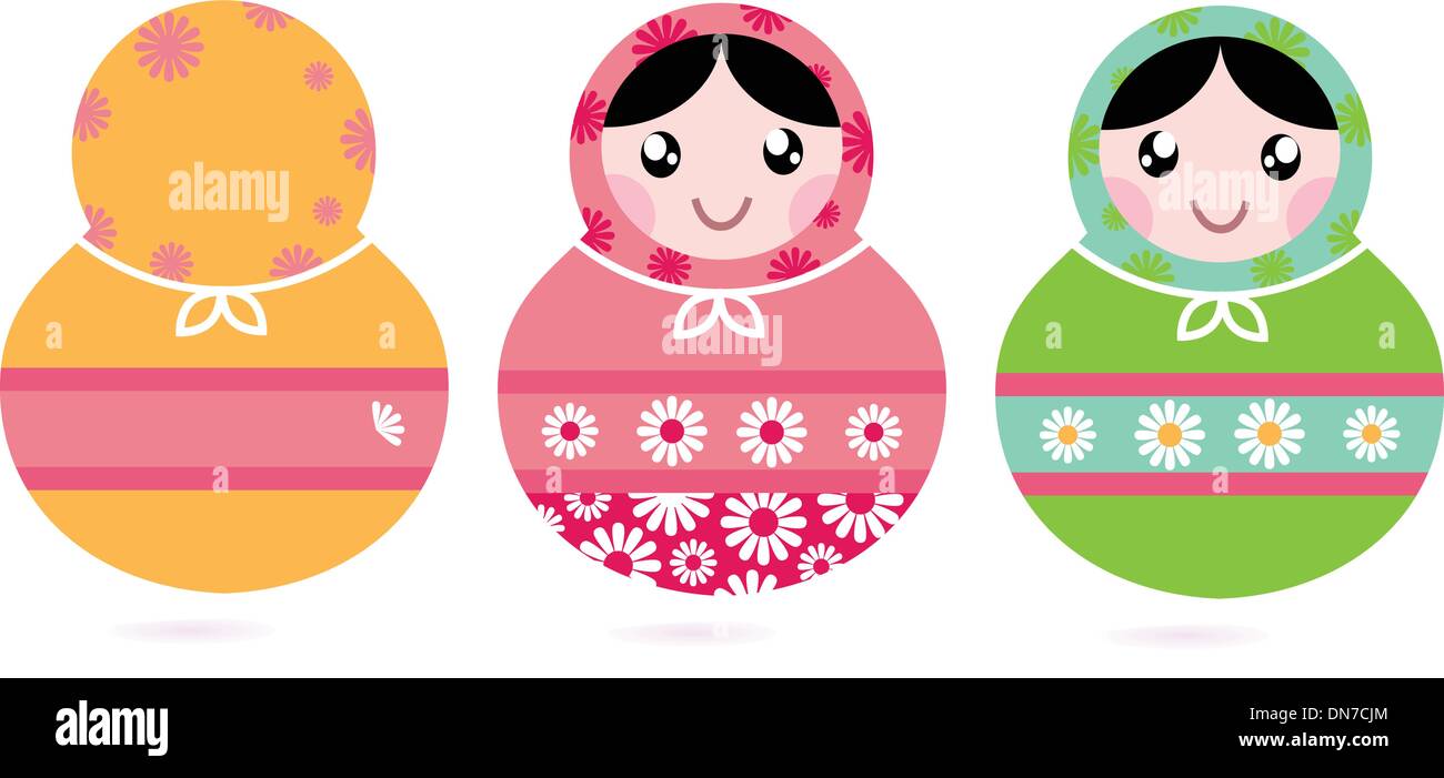 Matroska Stock Vector Images - Alamy