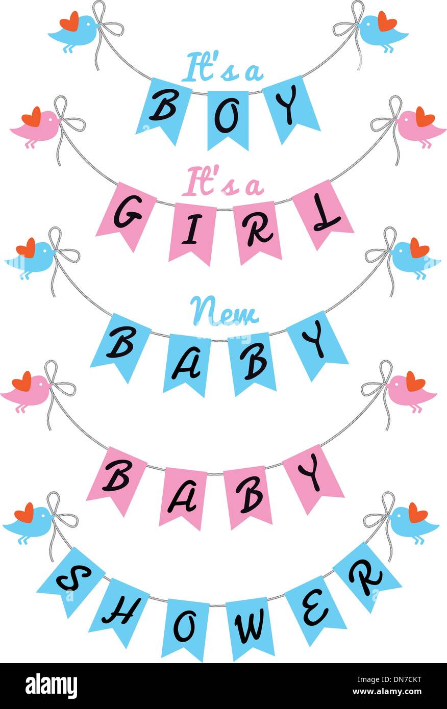 cute baby shower, vector design Stock Vector Image & Art - Alamy