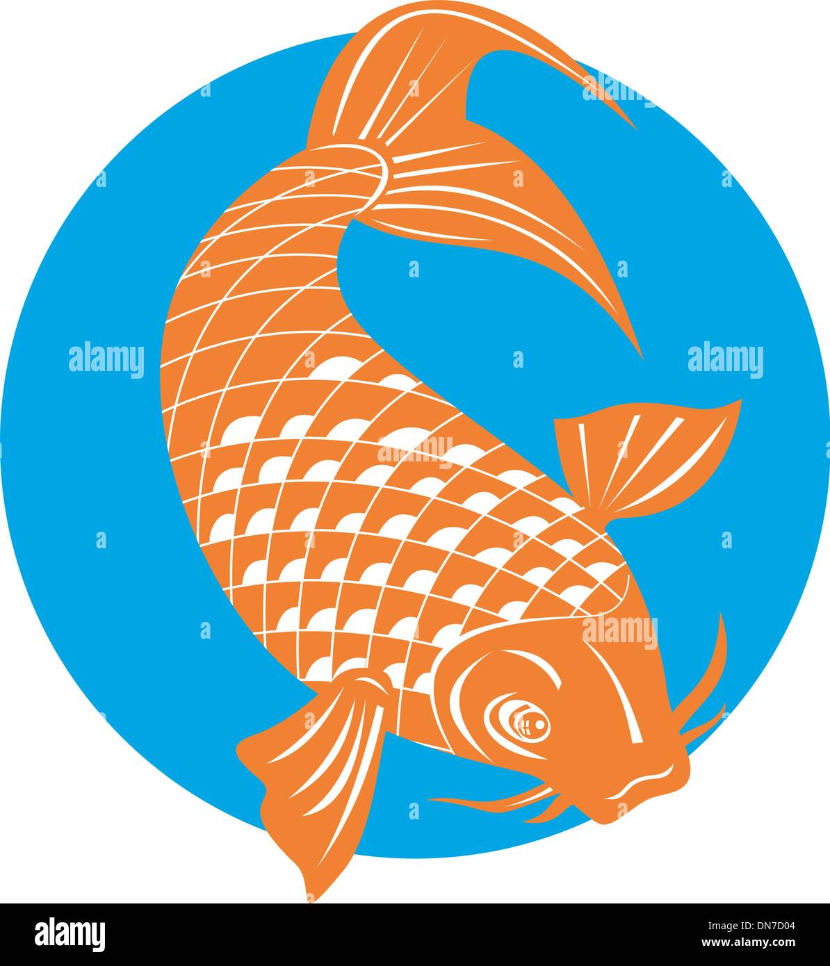 Koi Carp Stock Vector Images - Alamy