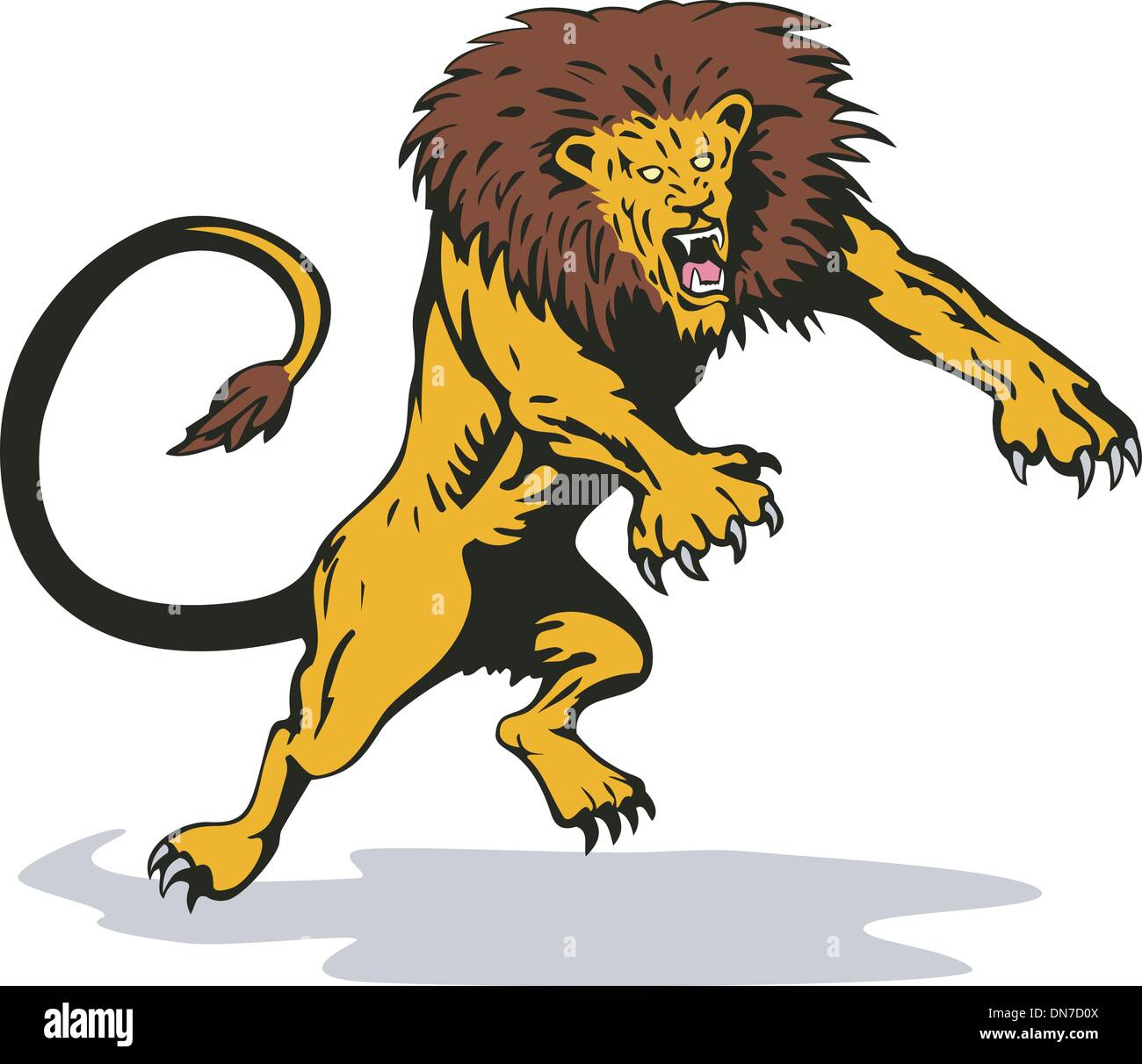 Big cat attacking hi-res stock photography and images - Alamy