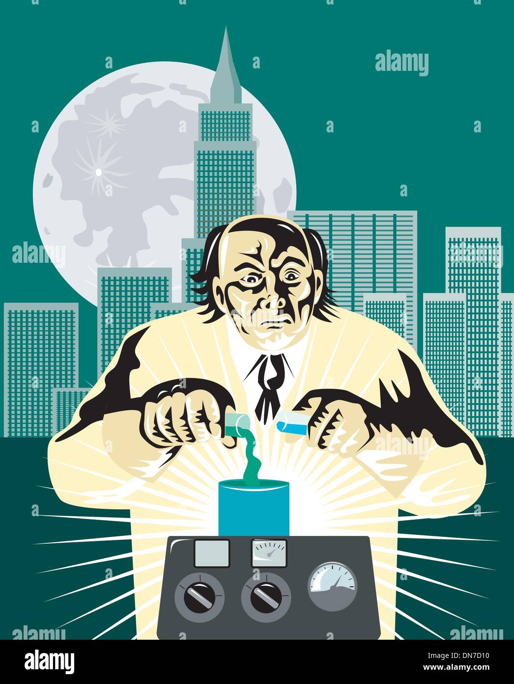 City mad Stock Vector Images - Alamy