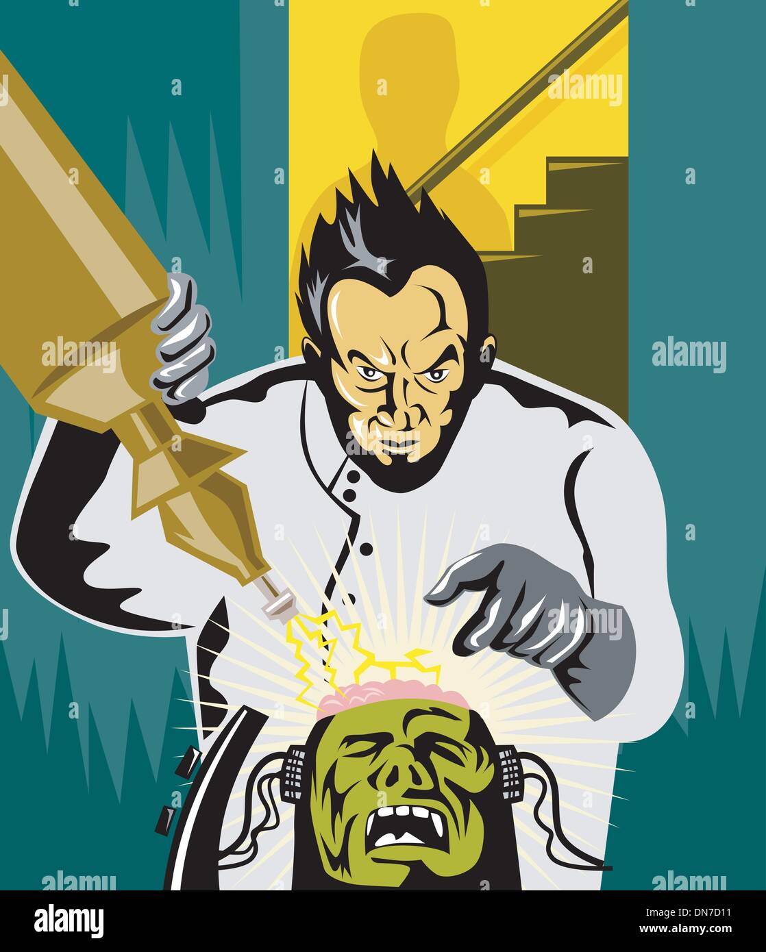 Frankenstein laboratory hi-res stock photography and images - Alamy