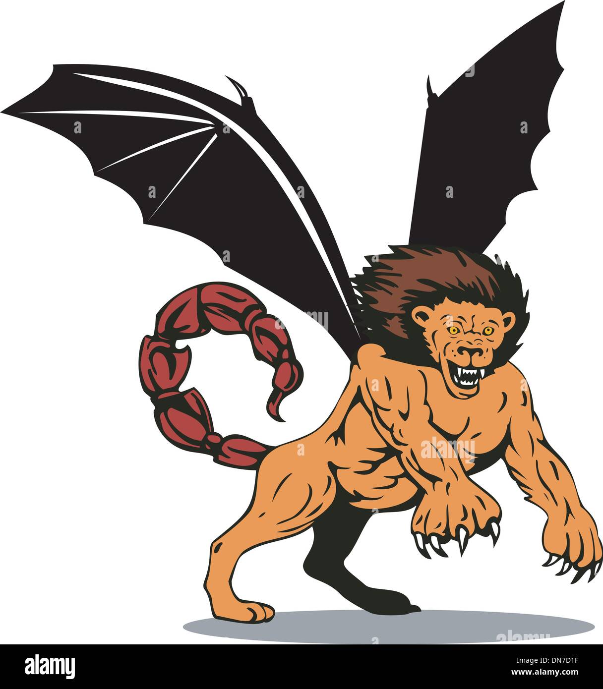 Manticore lion hi-res stock photography and images - Alamy