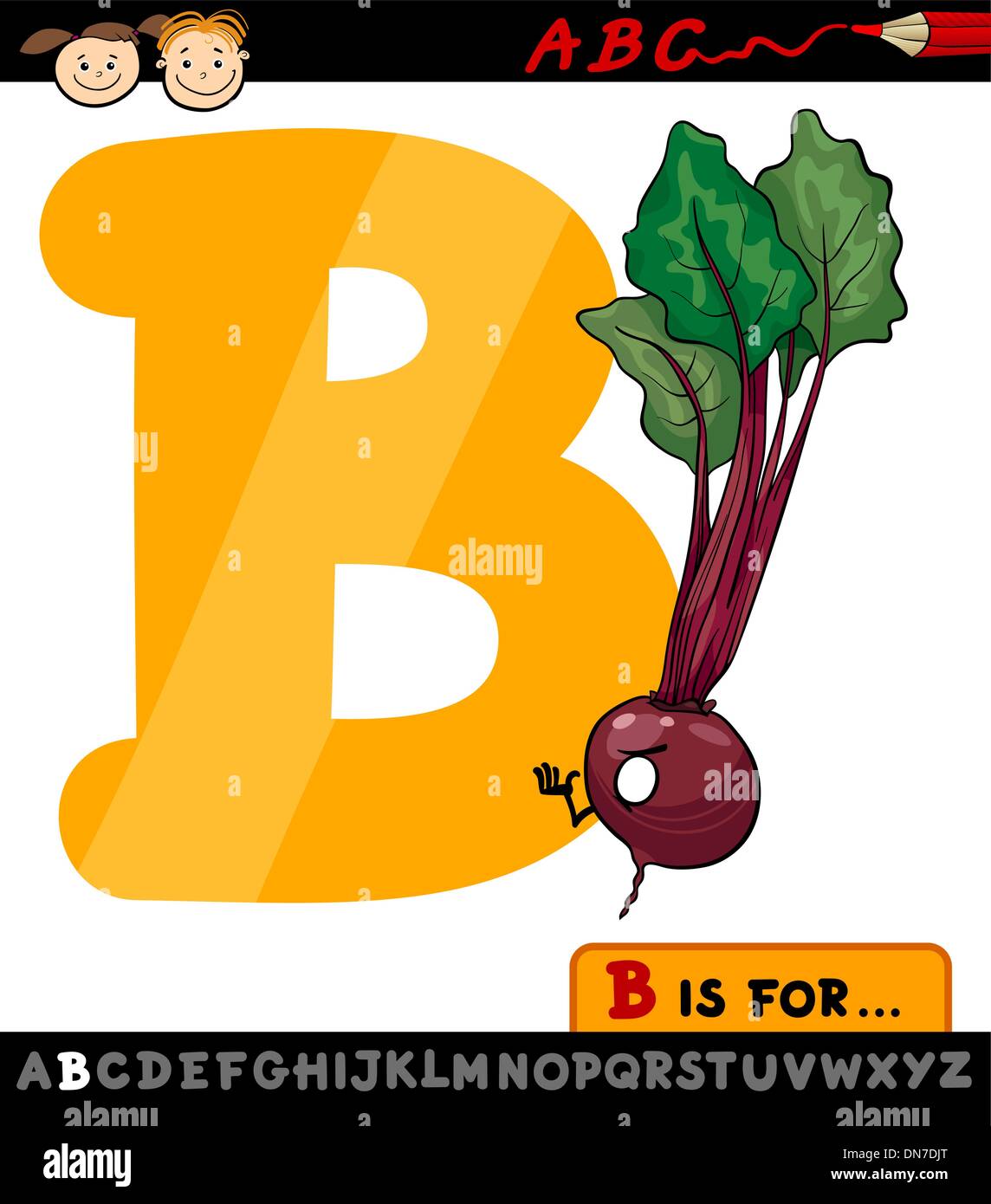 B is for beet Stock Vector Images - Alamy