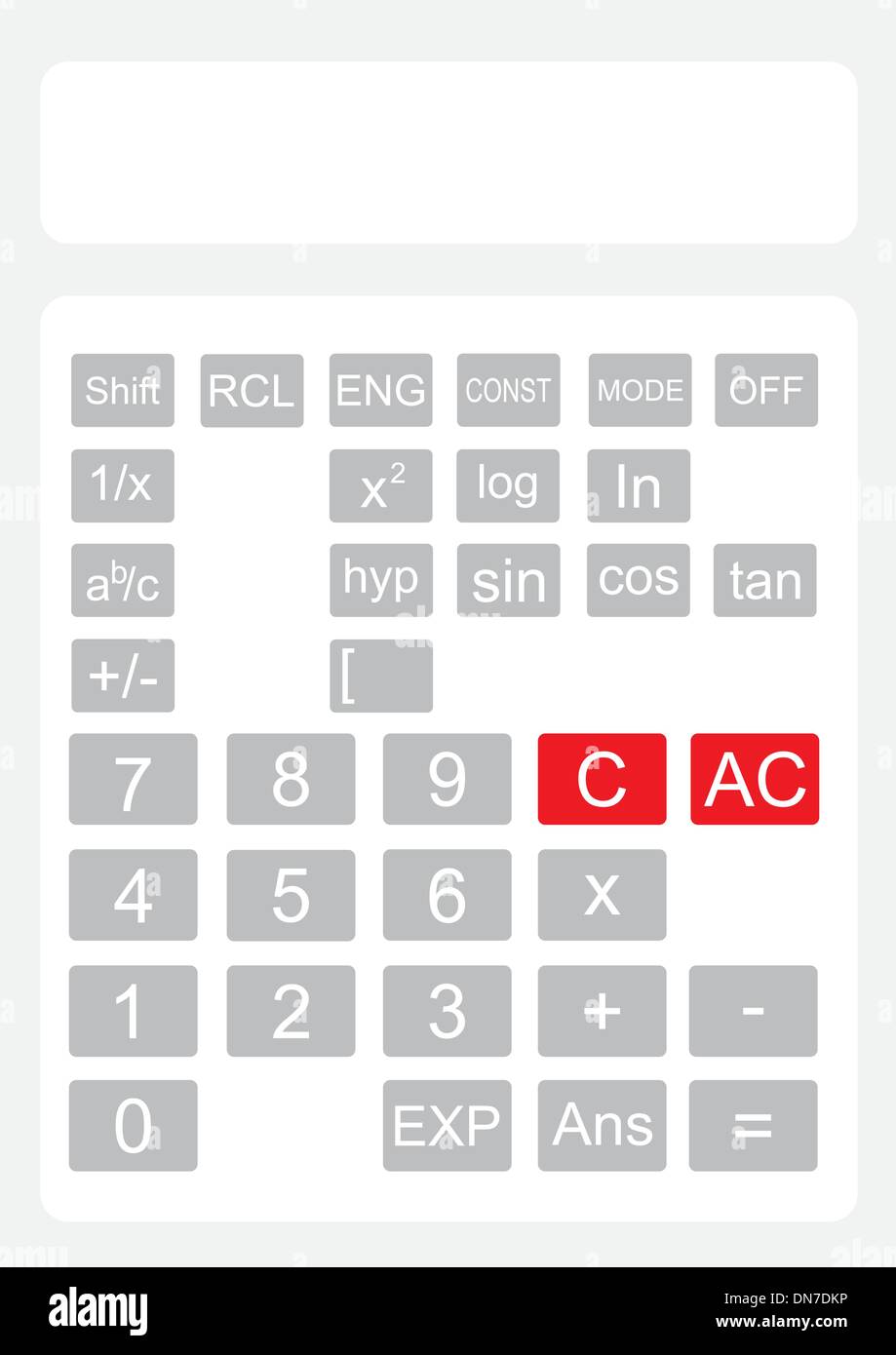 Calculator vector hi-res stock photography and images - Alamy