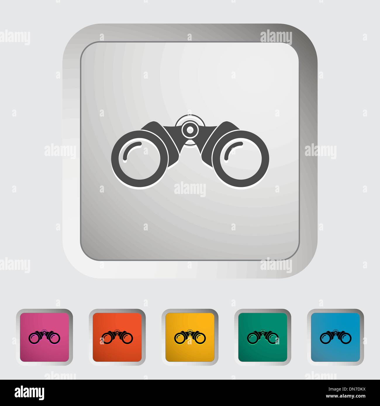 Isolated binoculars icon image Stock Vector Images - Alamy
