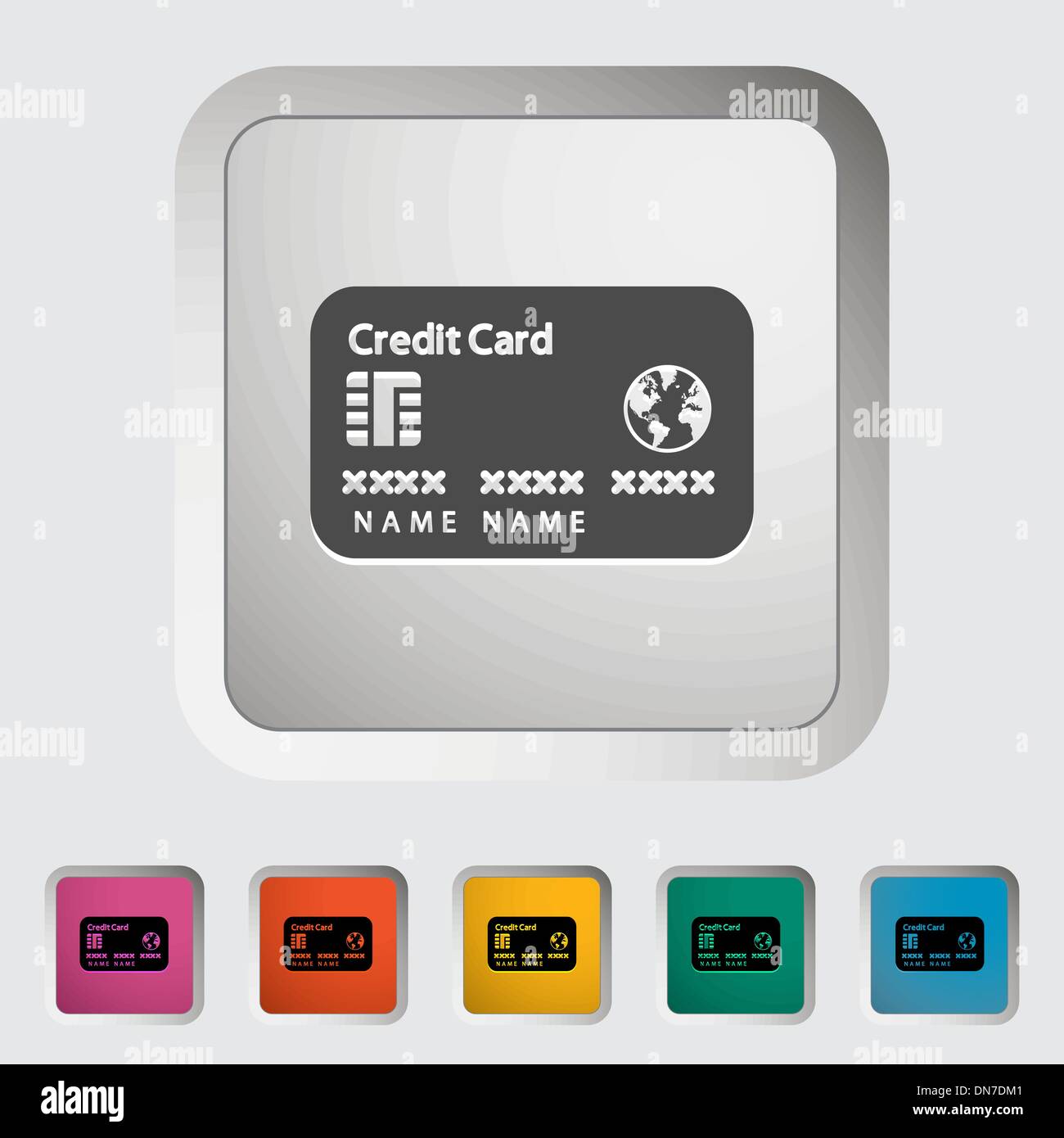 Credit card single icon Stock Vector Image & Art - Alamy