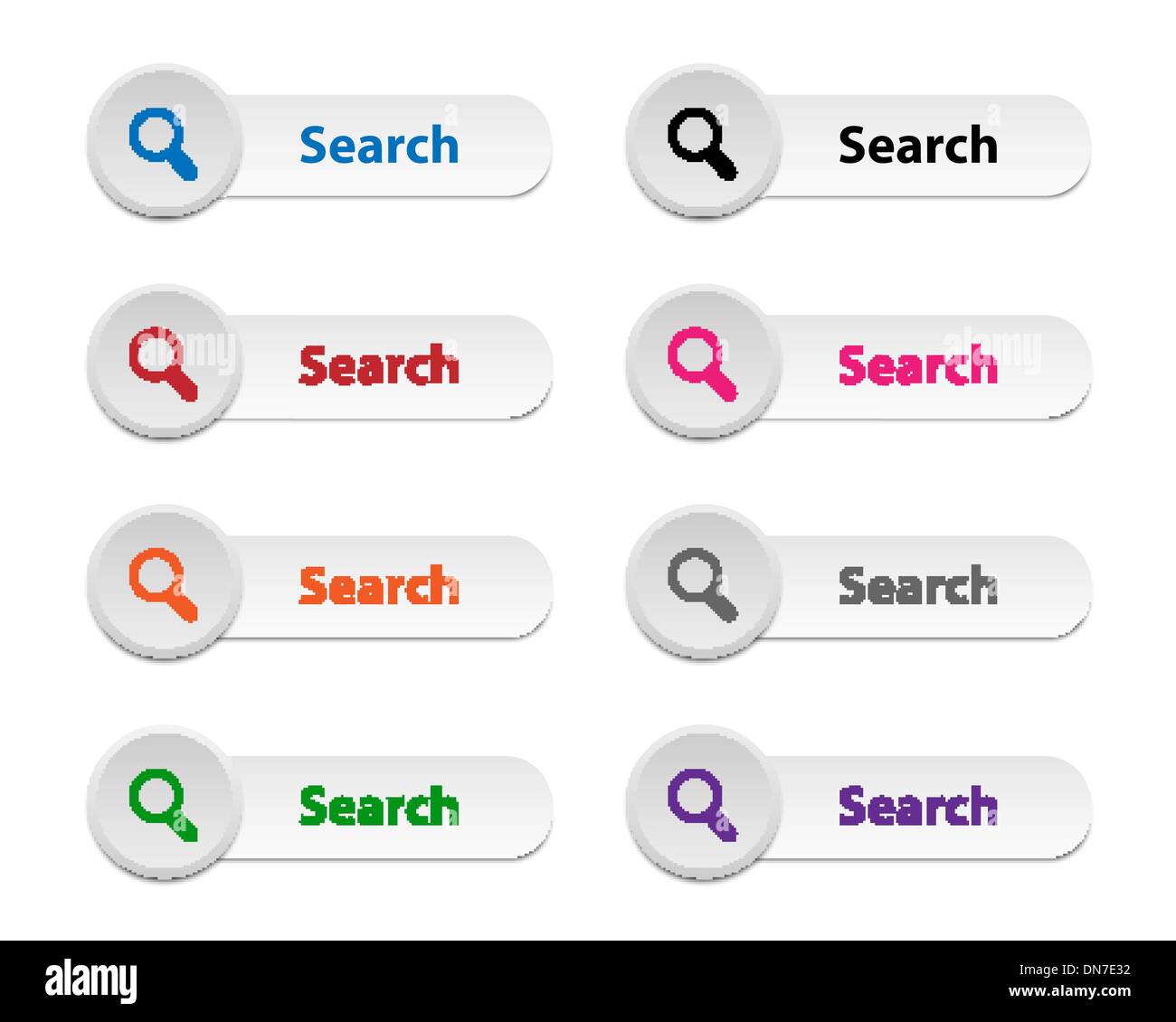 Buttons and stickers Cut Out Stock Images & Pictures - Alamy