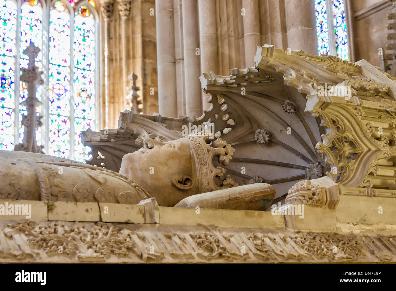 Dominican abbey of Santa Maria de Vitoria, Tumb of King Joao I, Batalha ...
