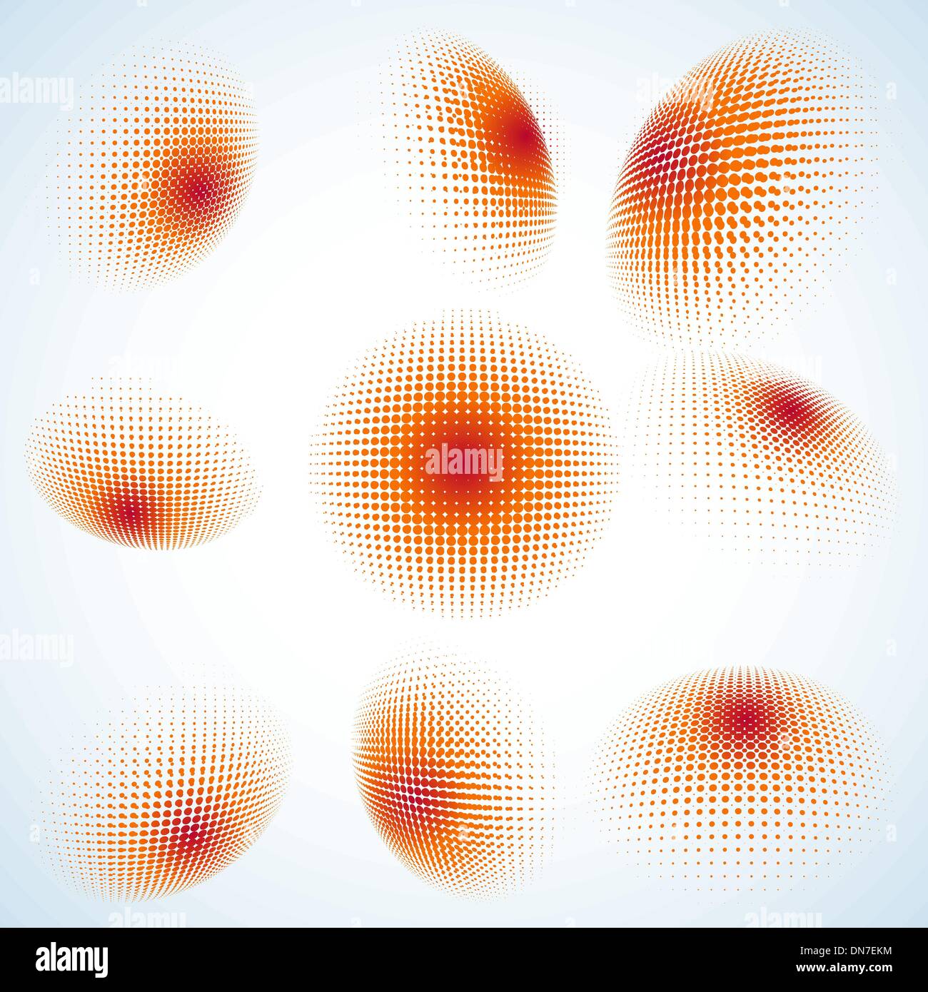 Abstract halftone circle design. EPS 10 Stock Vector Image & Art - Alamy