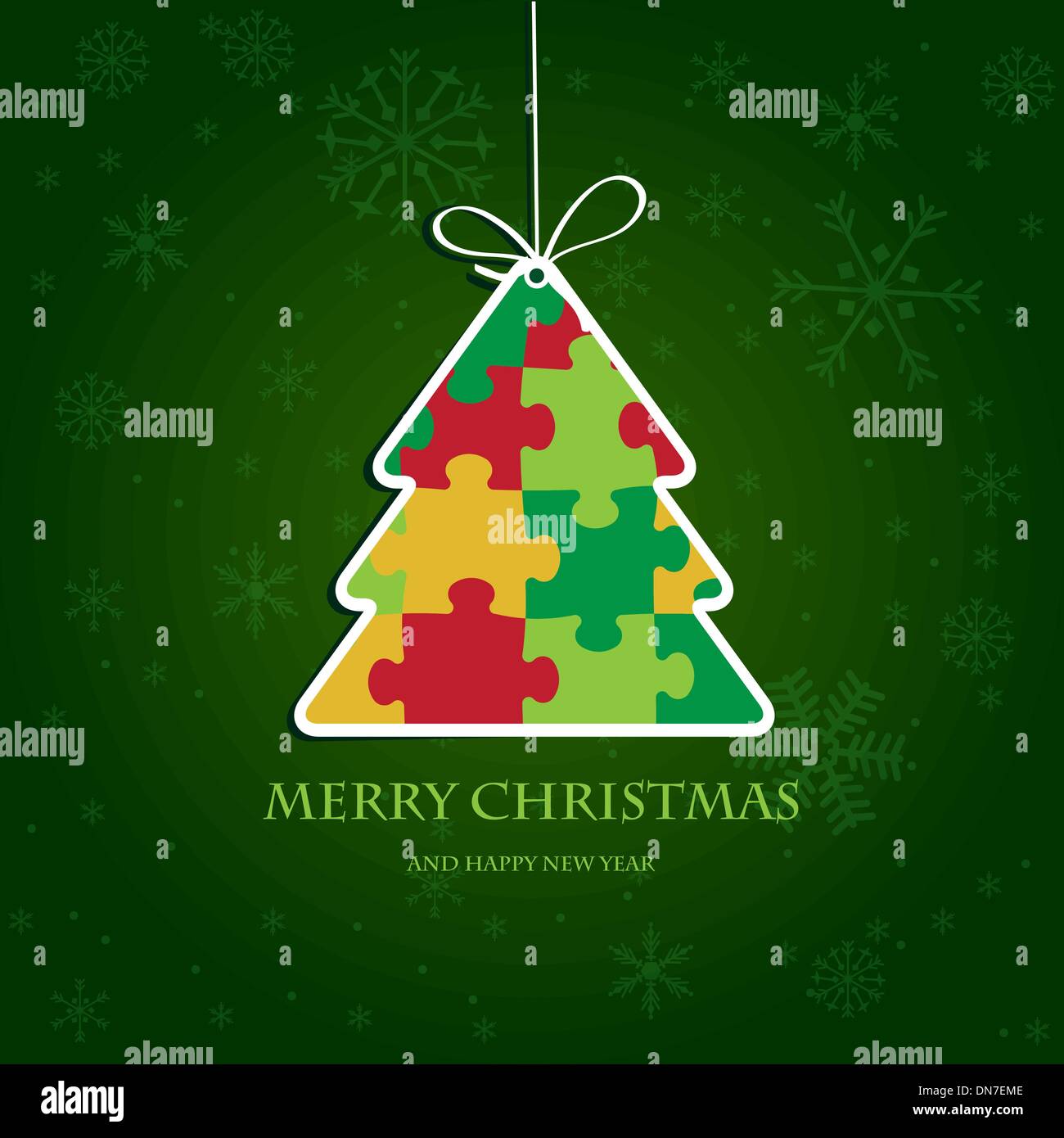 Christmas puzzle Stock Vector Images - Alamy