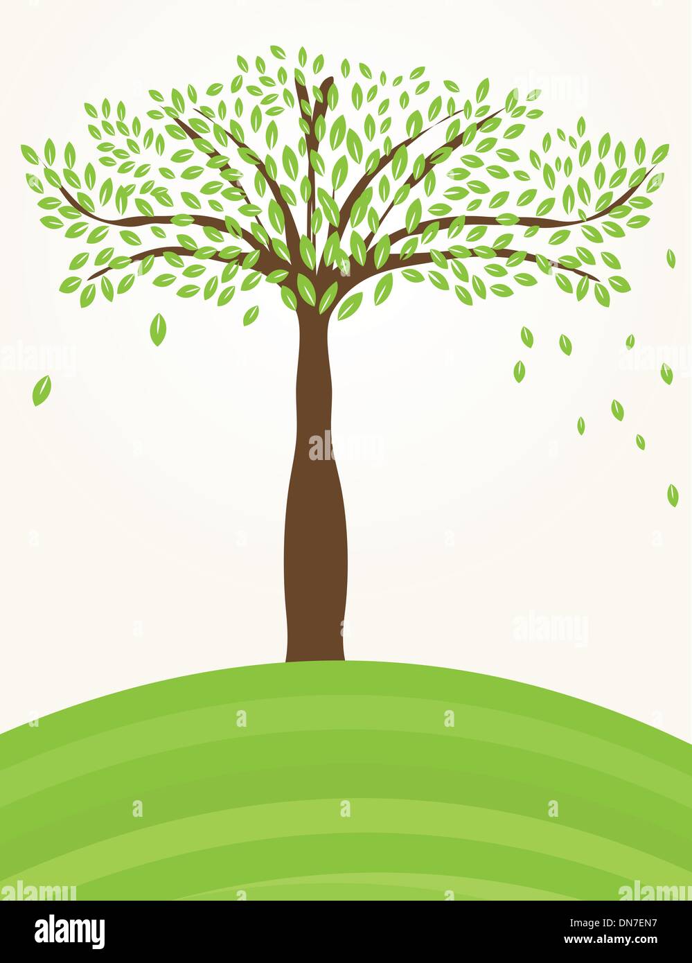 Illustration of beautiful spring background Stock Vector Image & Art ...