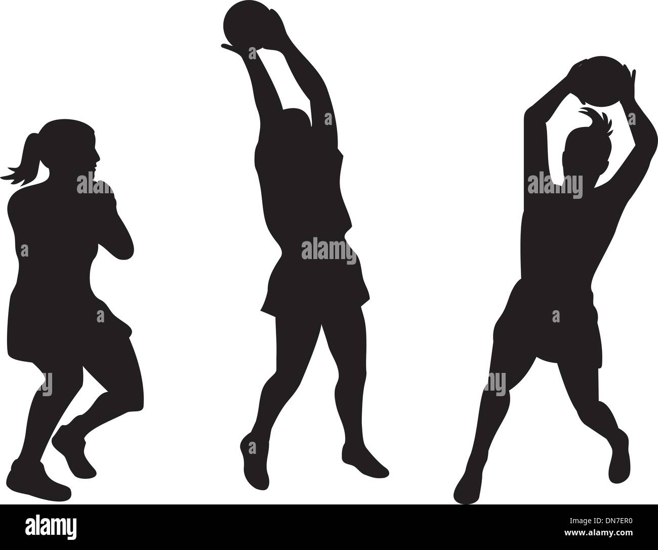 Netball Stock Vector Images - Alamy