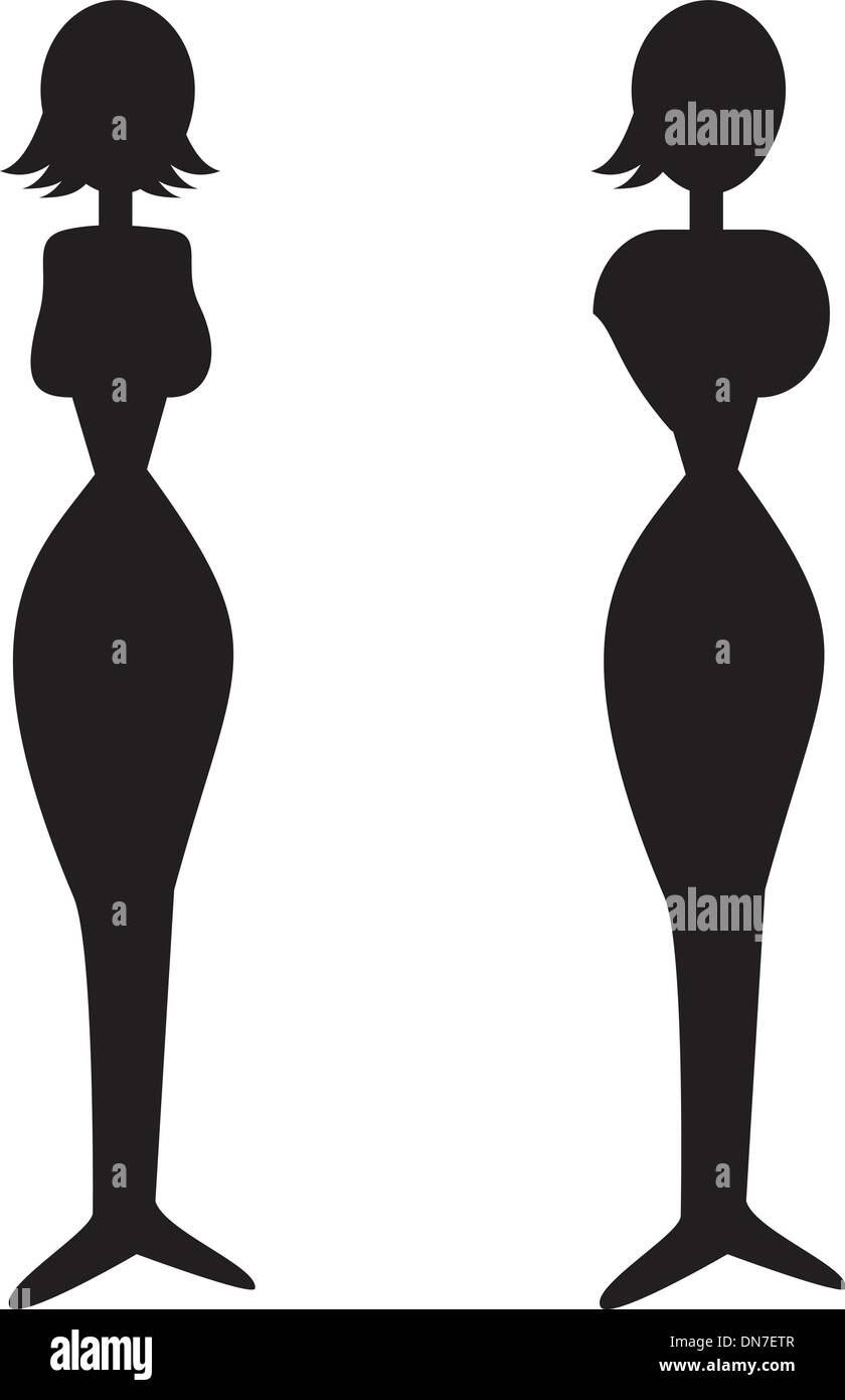 Female Stick Drawing Stock Vector Image & Art - Alamy