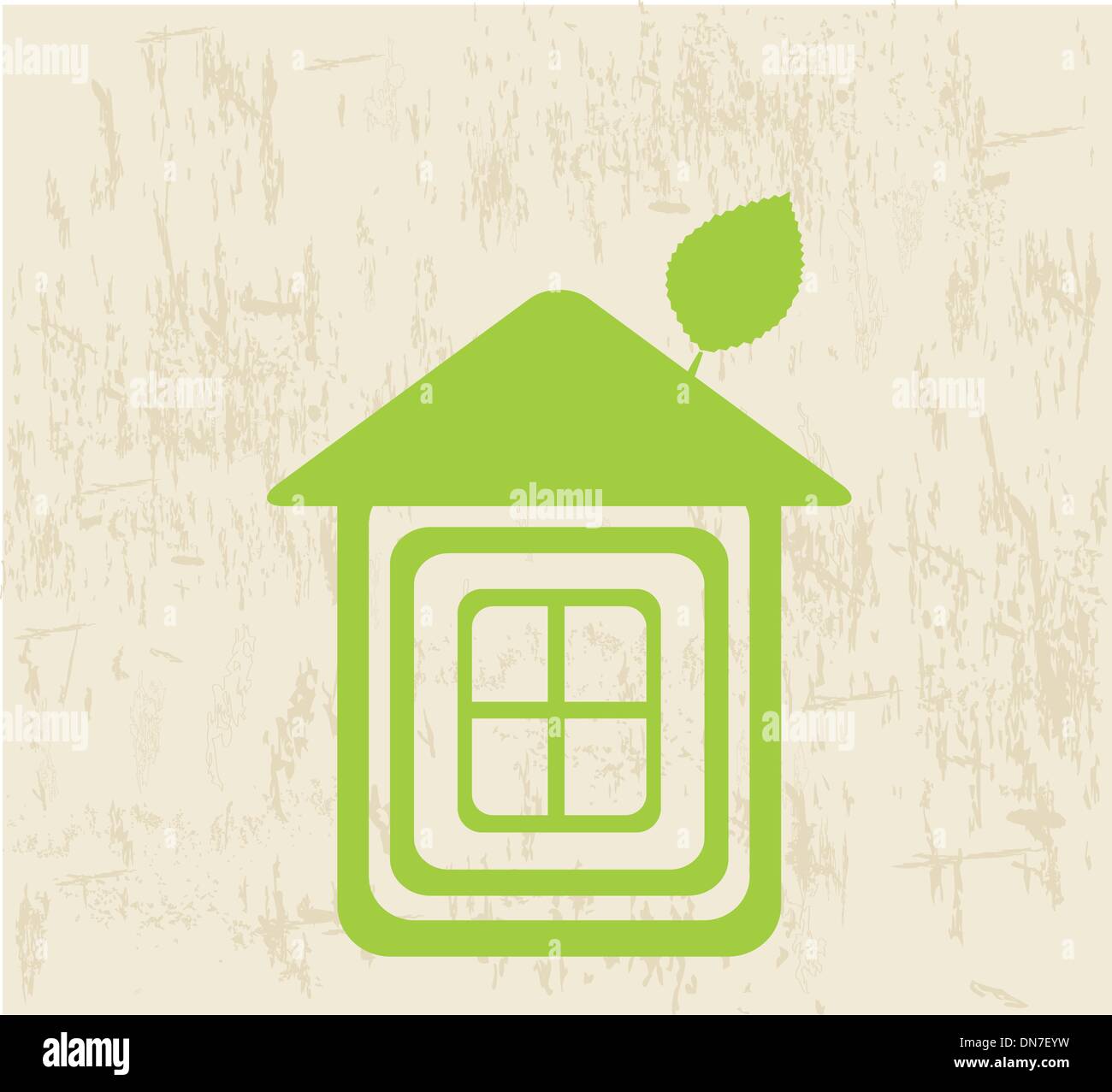 eco home symbol vector icon Stock Vector Image & Art - Alamy