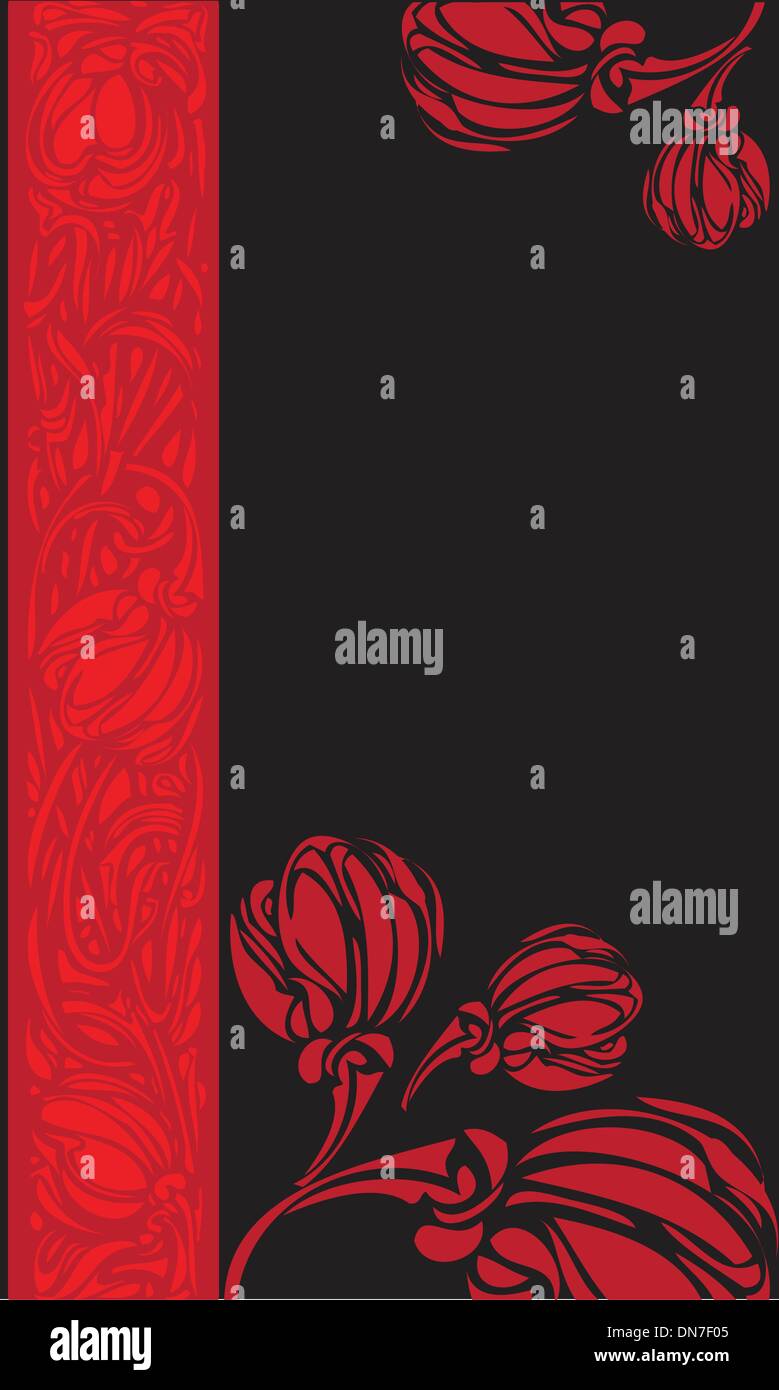 Flower flowers tulips Stock Vector Images - Alamy