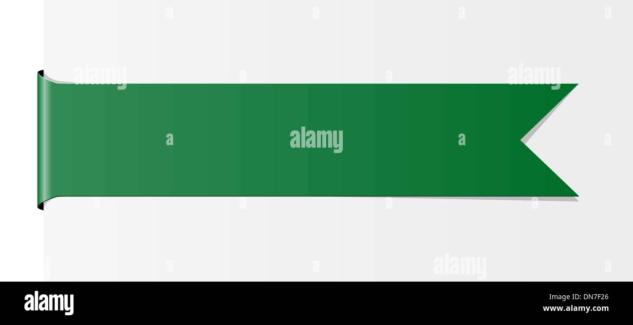 The green ribbon Stock Vector Image & Art - Alamy