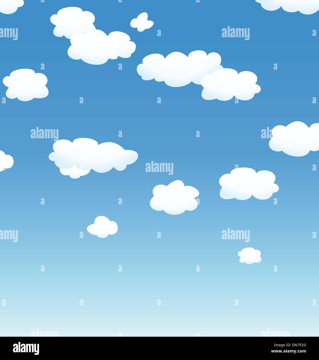 Clouds in blue cloudy sky Stock Vector Images - Alamy
