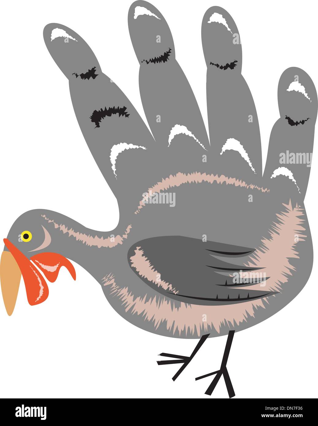 Wild turkey Stock Vector Images - Alamy