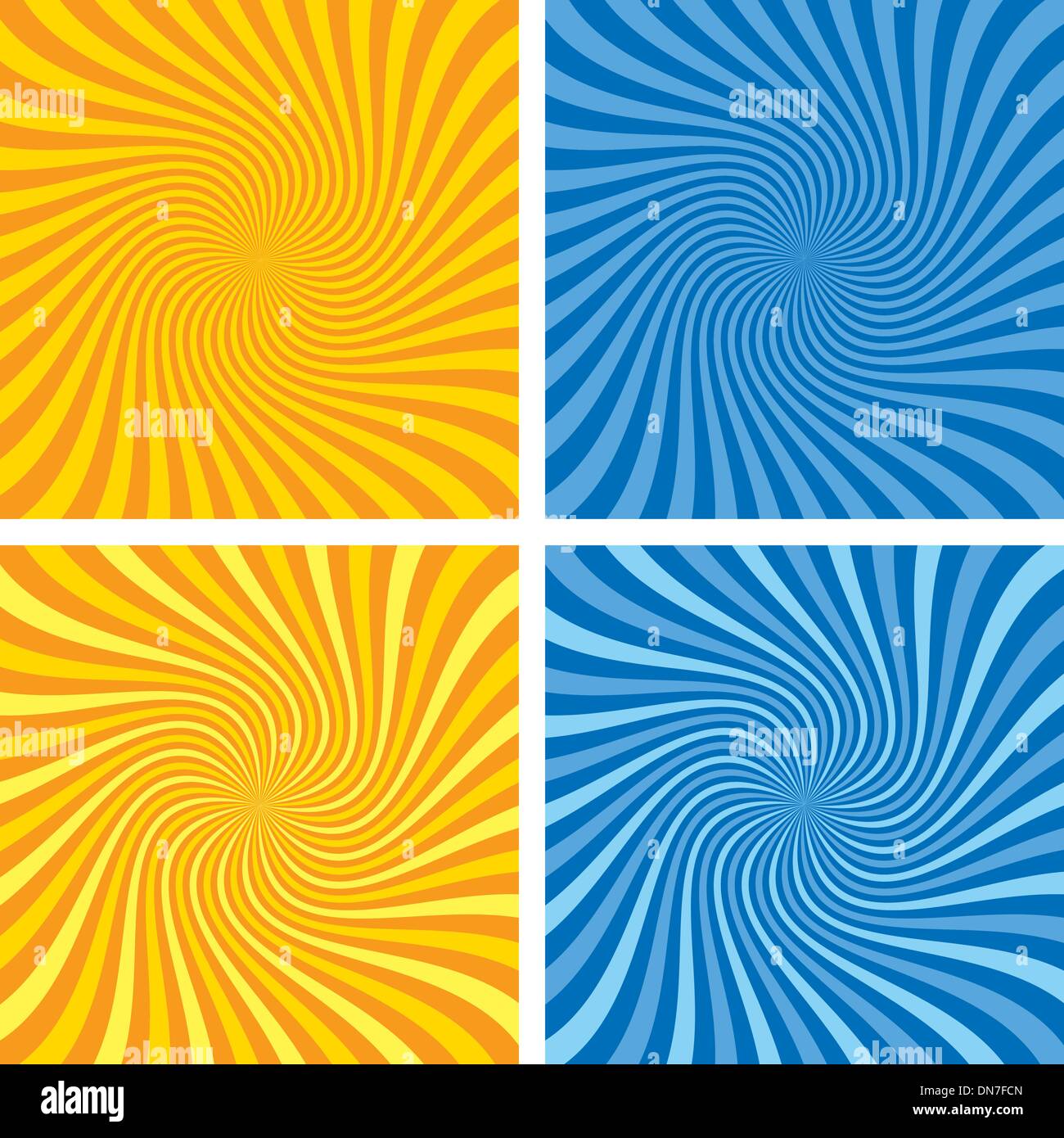 vector retro background set of starburst Stock Vector Image & Art - Alamy