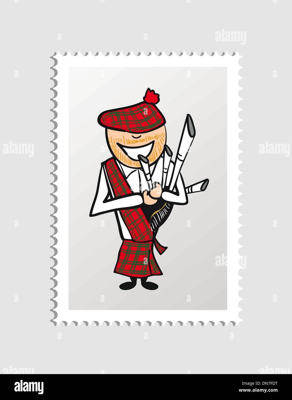 Cartoon scottish man hi-res stock photography and images - Alamy