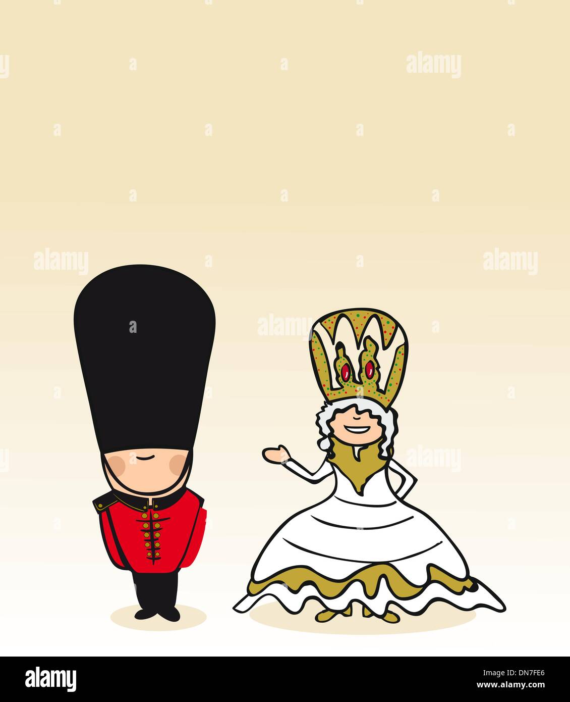 Traditional english clothing Stock Vector Images - Alamy