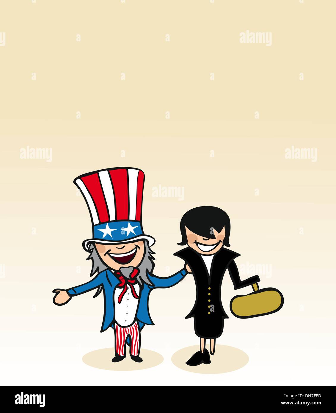 Cartoon illustration native american woman hi-res stock photography and ...