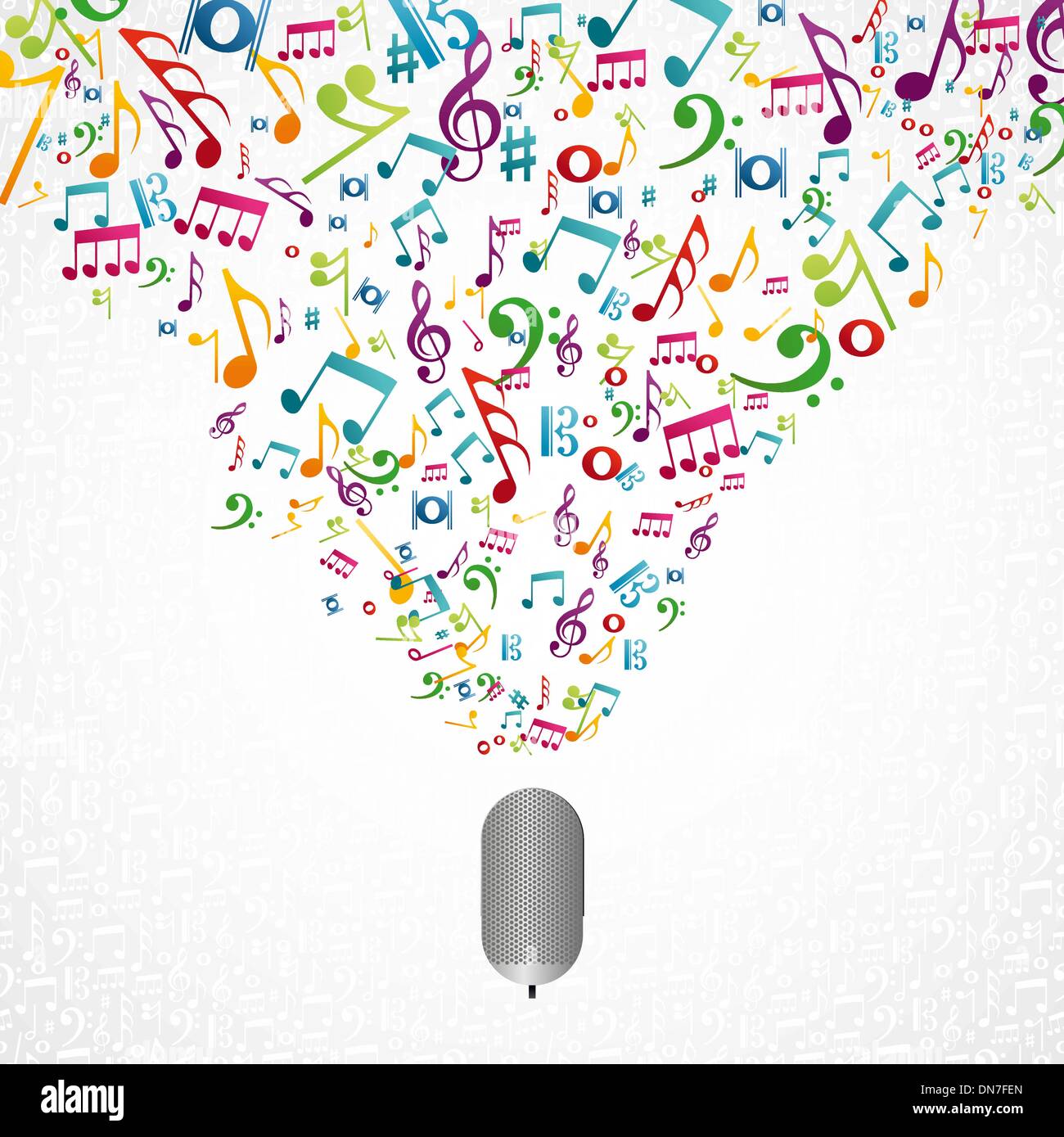 Music headphones musical notes Stock Vector Images - Alamy