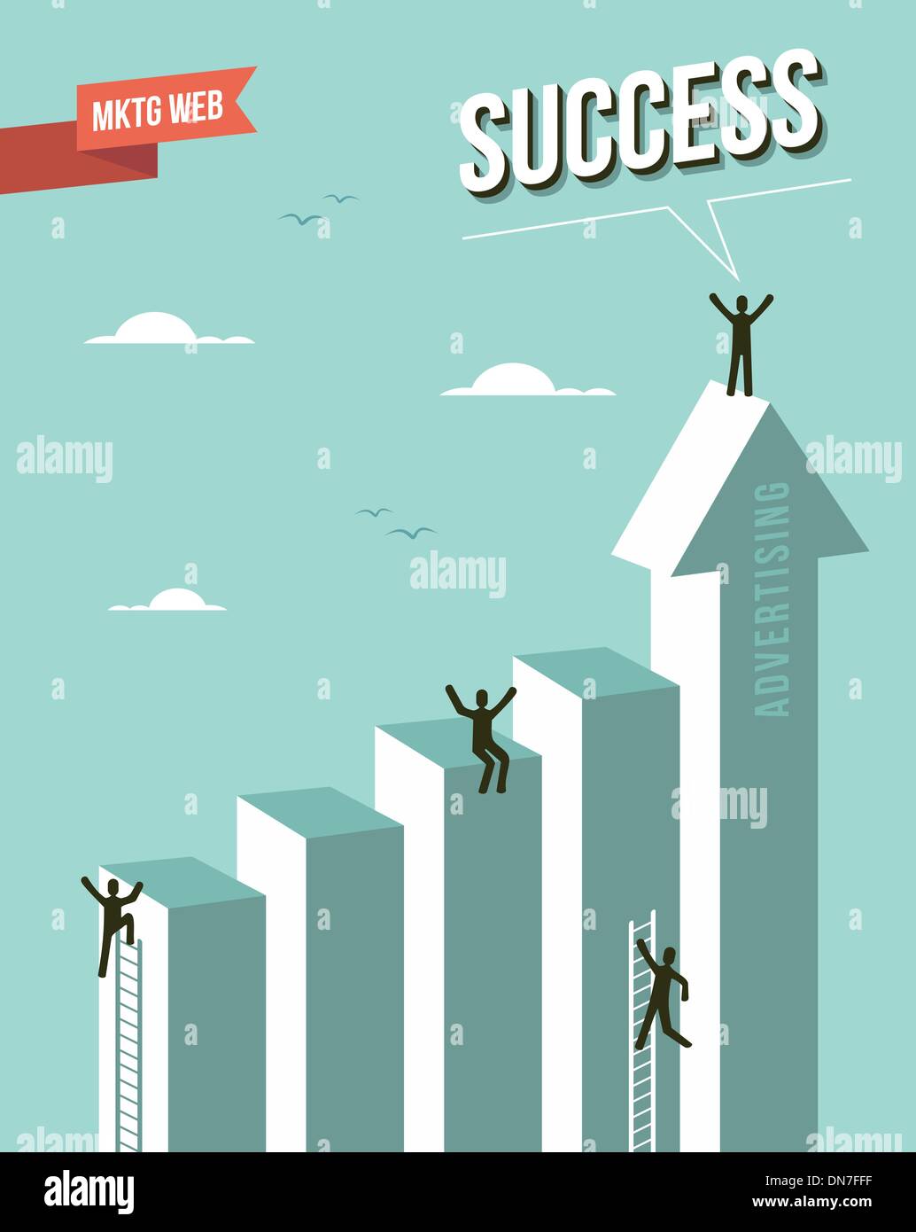 Marketing web concept Chart set Stock Vector Image & Art - Alamy