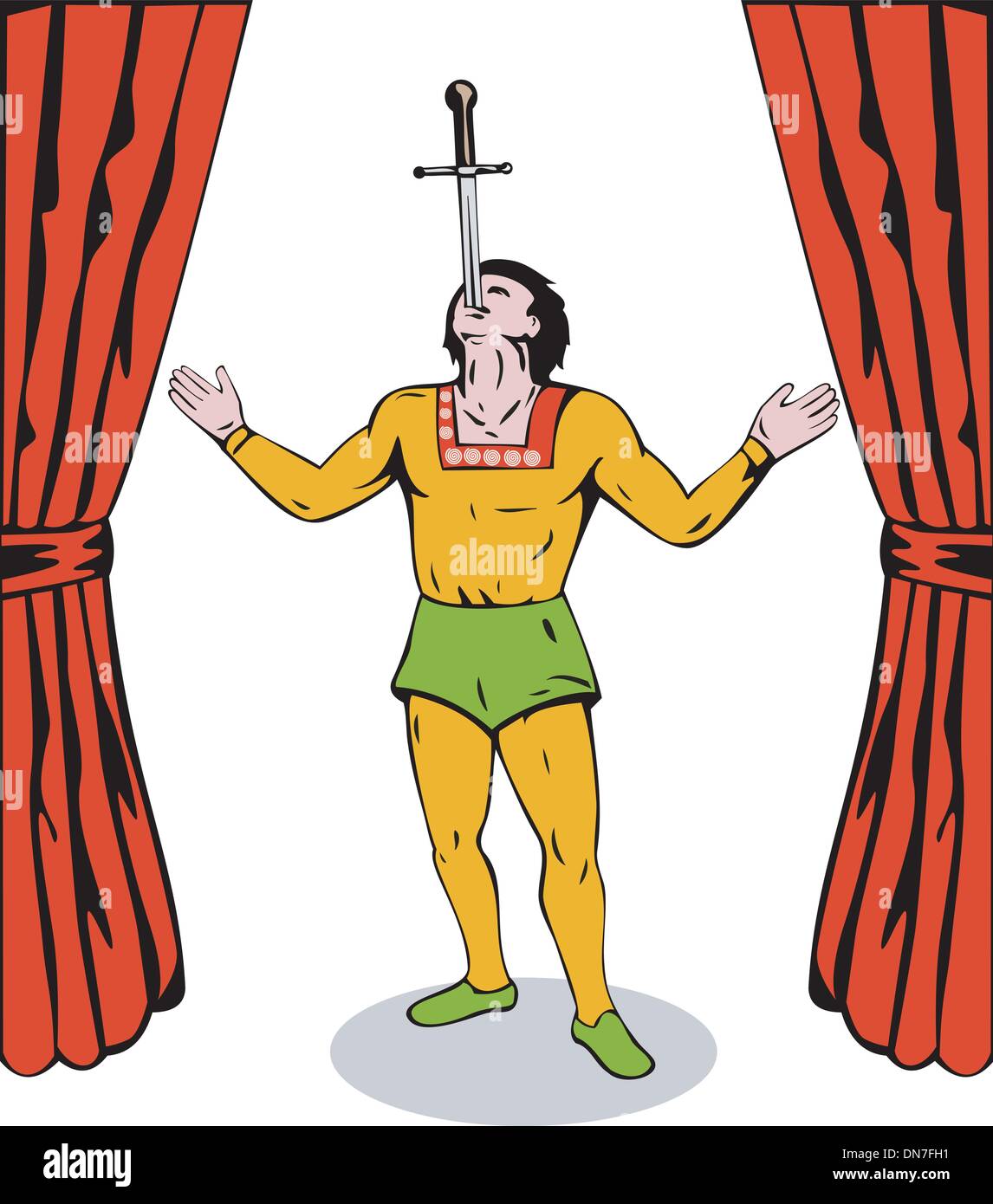 Circus Sword Swallower