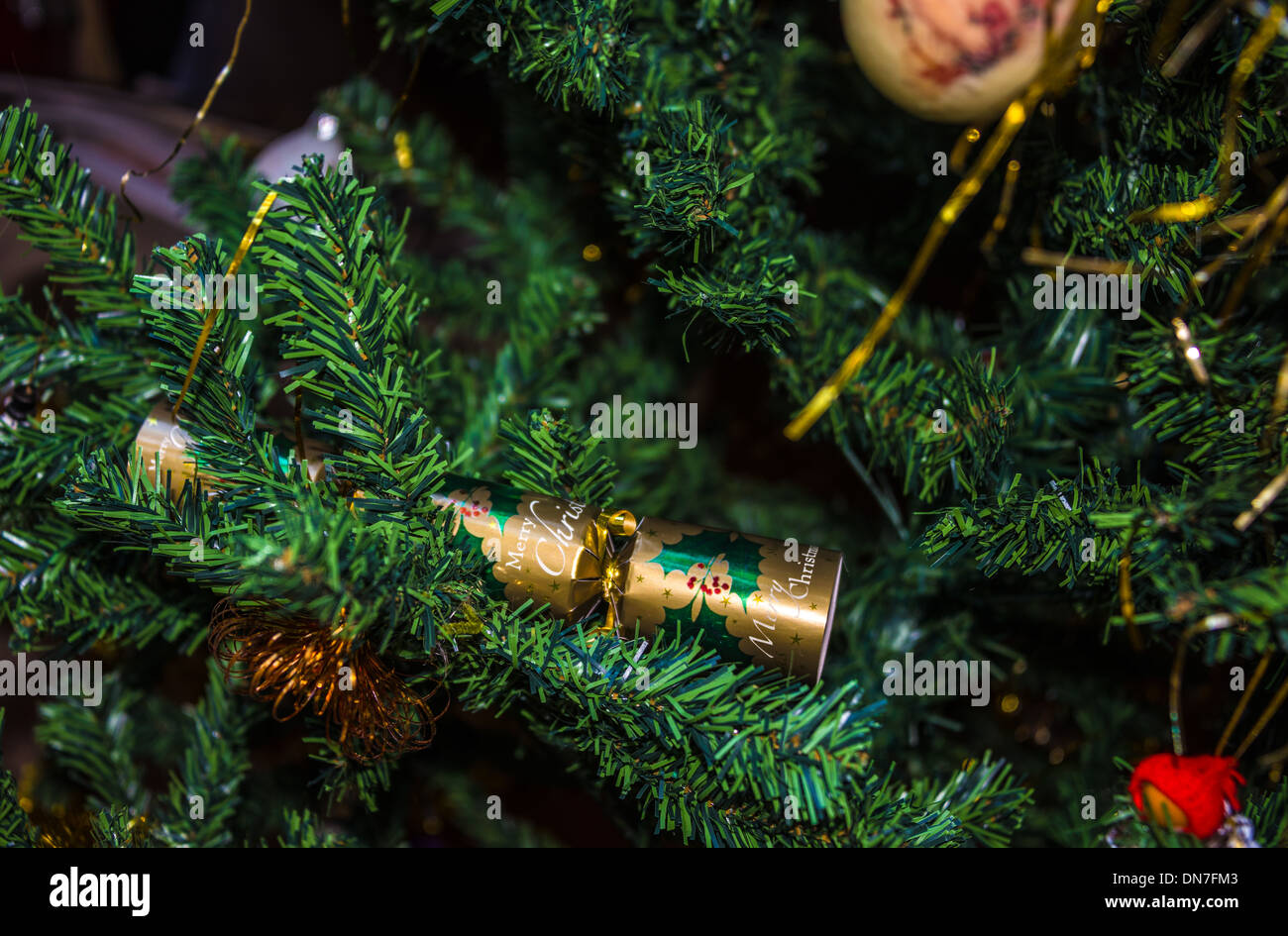 Decorated christmas tree close hi-res stock photography and images - Alamy