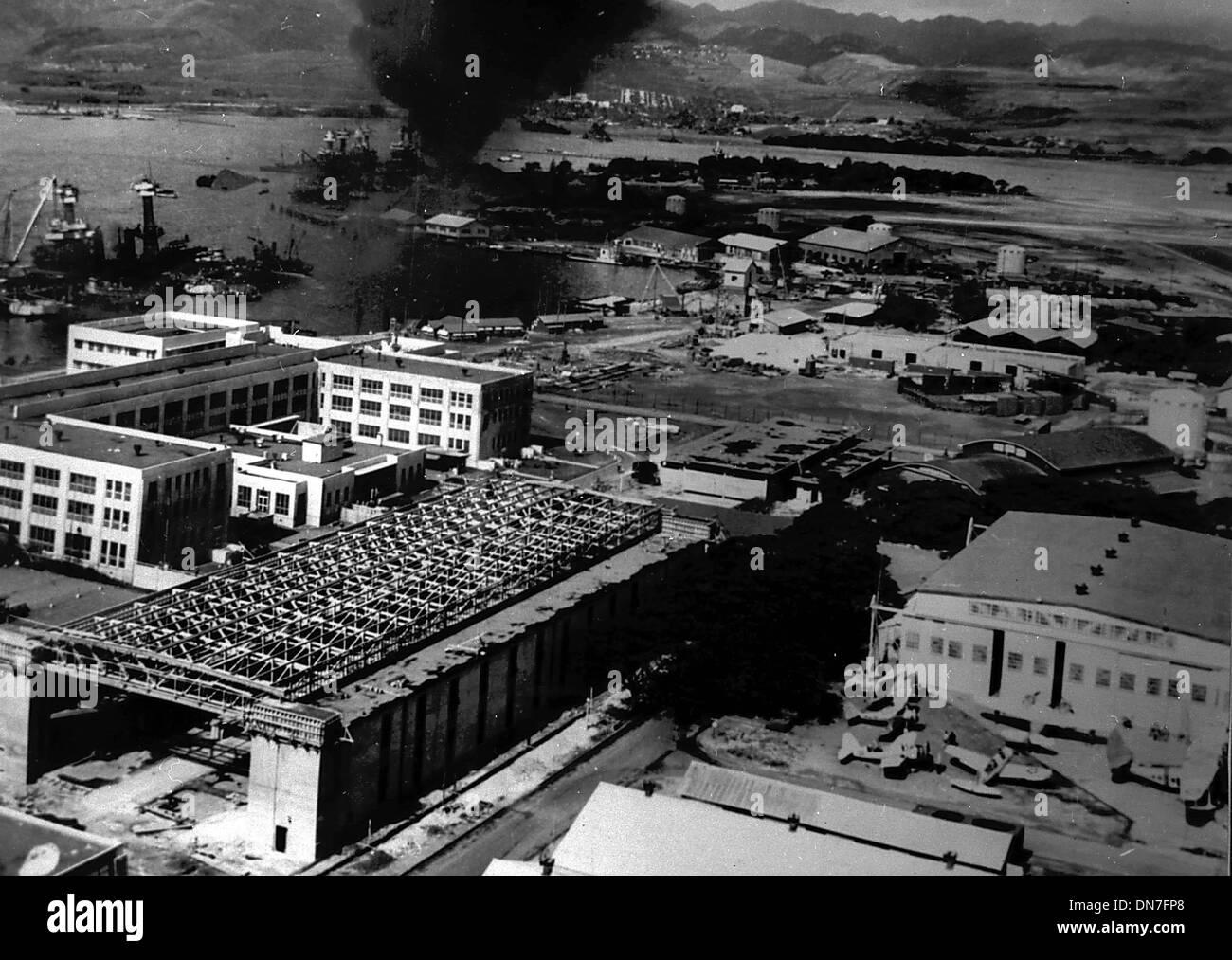 Dec. 7, 1941 - I1188.DECEMBER 7TH 1941 PEARL HARBOR ATTACK BY THE ...